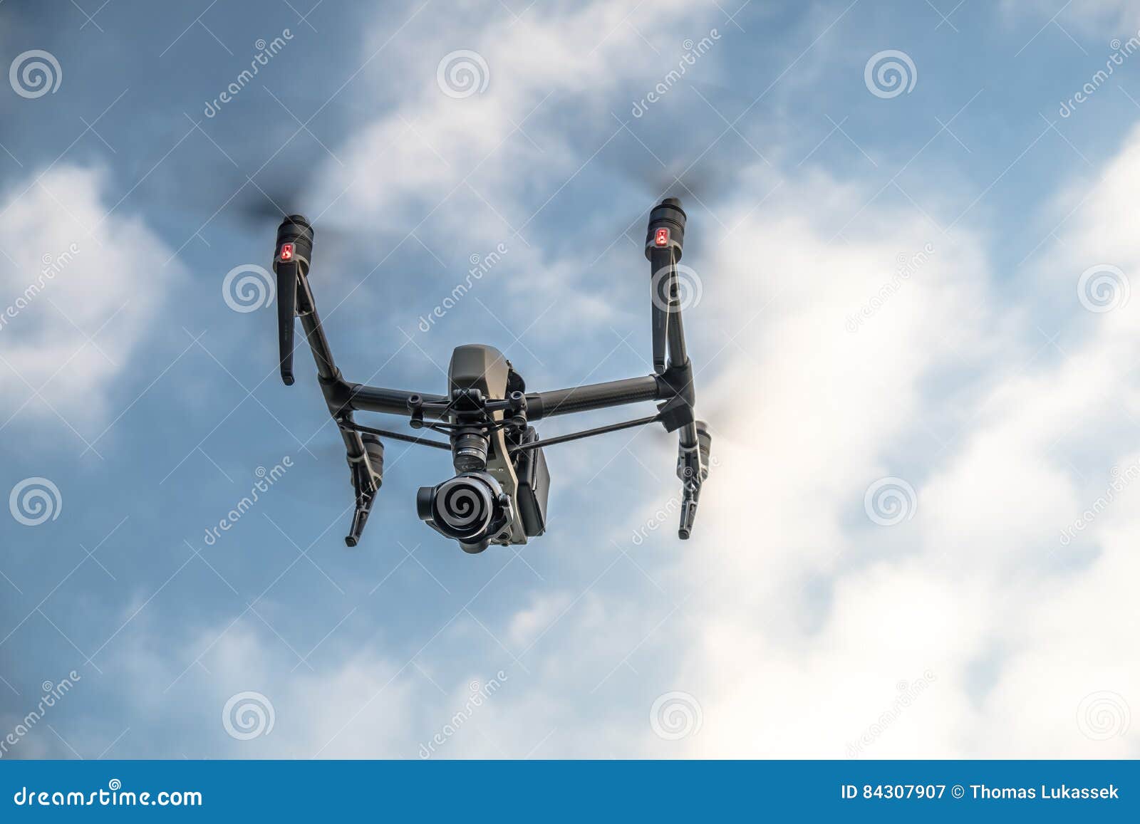 The New Inspire Two Flying in the Blue Sky Editorial Photography ...