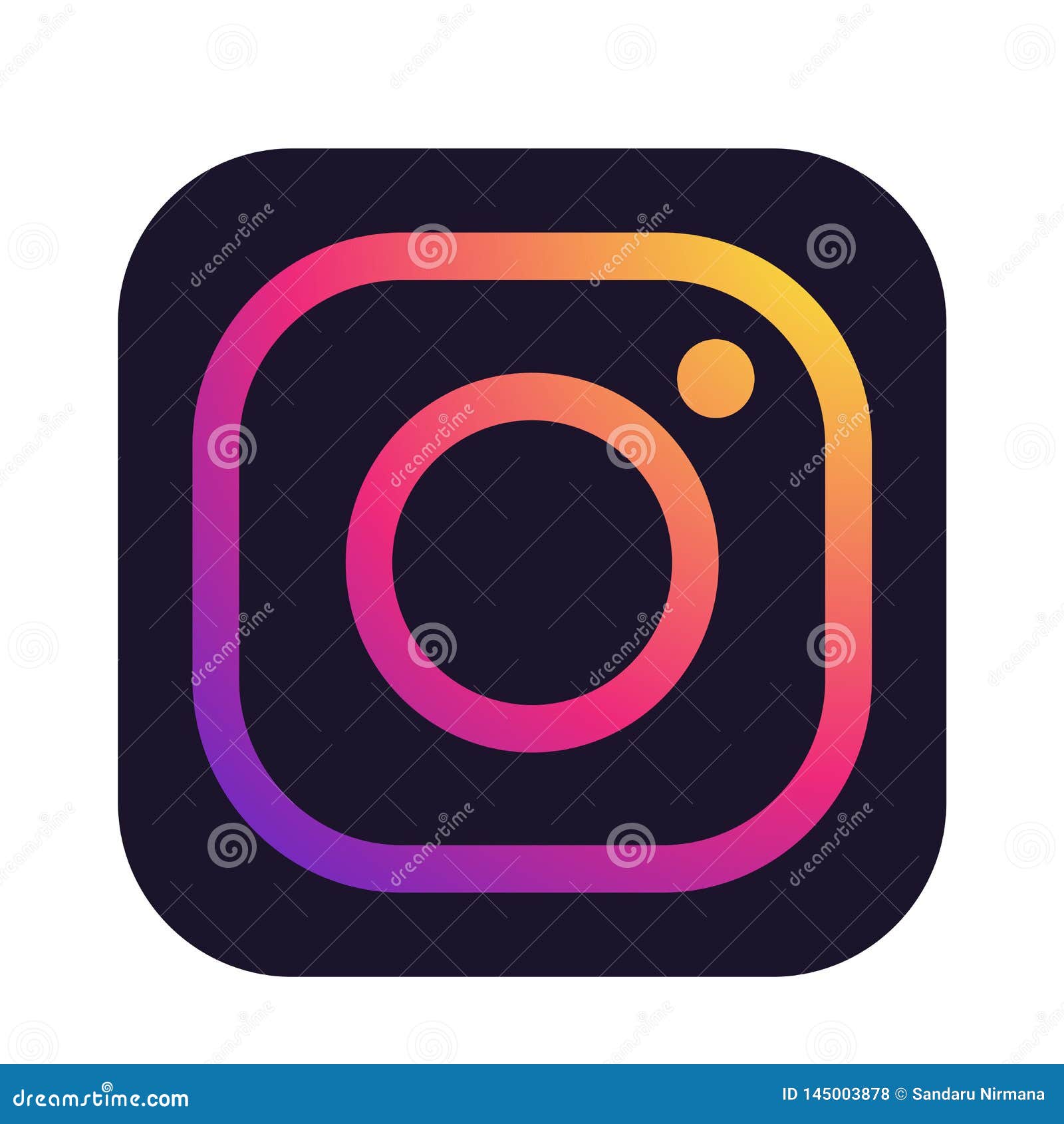 New Instagram Camera Logo Icon Vector with Modern Gradient Design ...