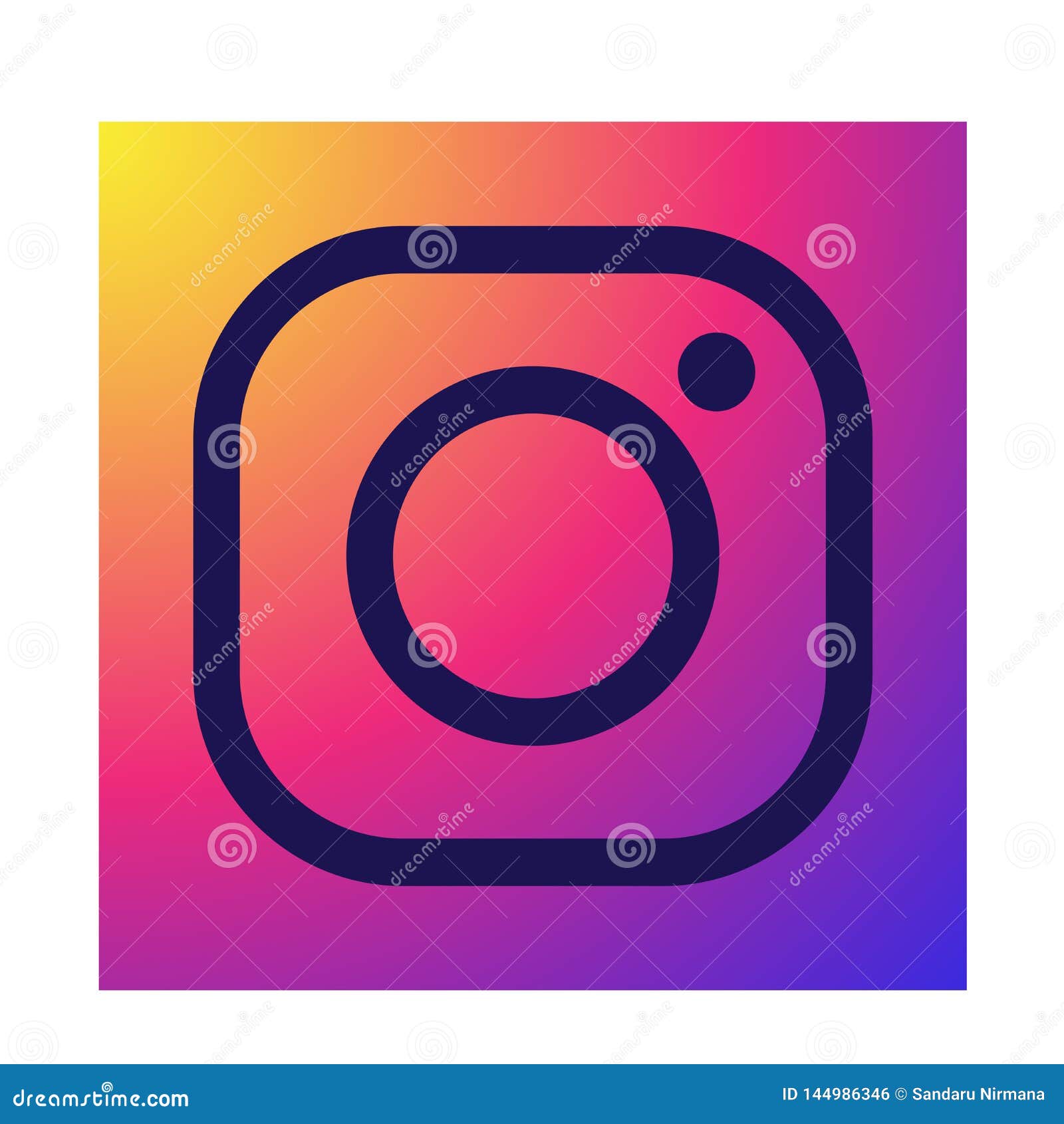 New Instagram Camera Logo Icon Vector with Modern Gradient Design ...
