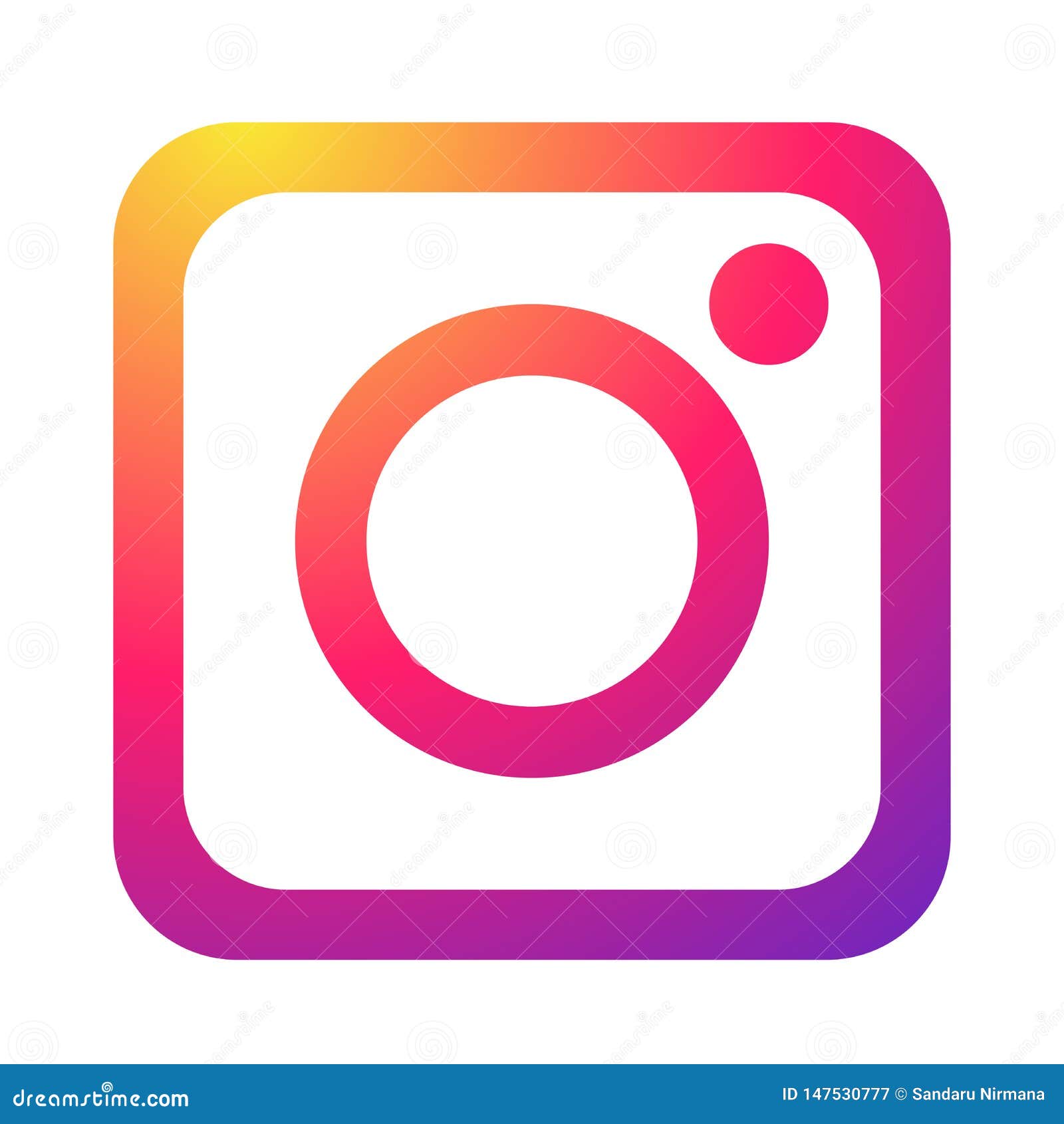 New Instagram Camera Logo Icon Vector with Modern Gradient Design ...