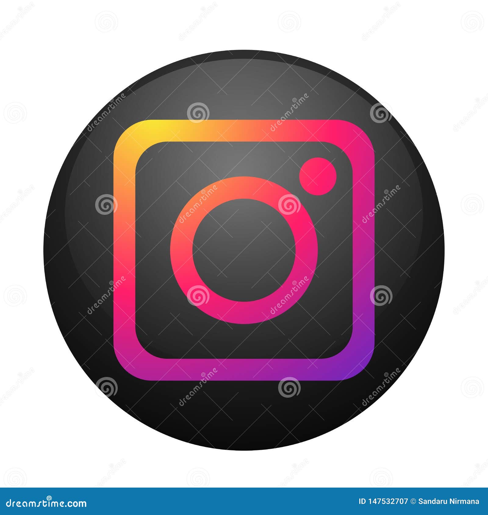 New Instagram Camera Logo Icon Vector with Modern Gradient Design ...