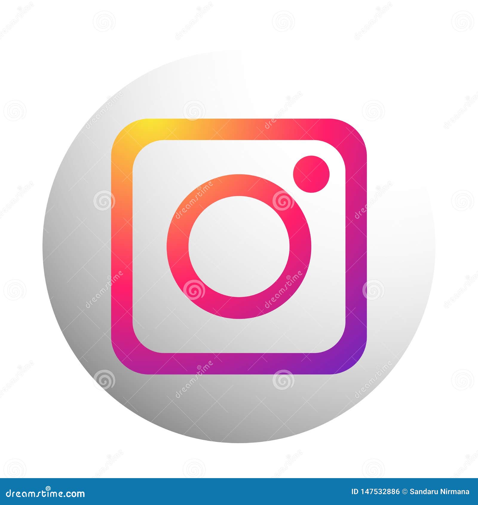 New Instagram Camera Logo Icon Vector with Modern Gradient Design ...