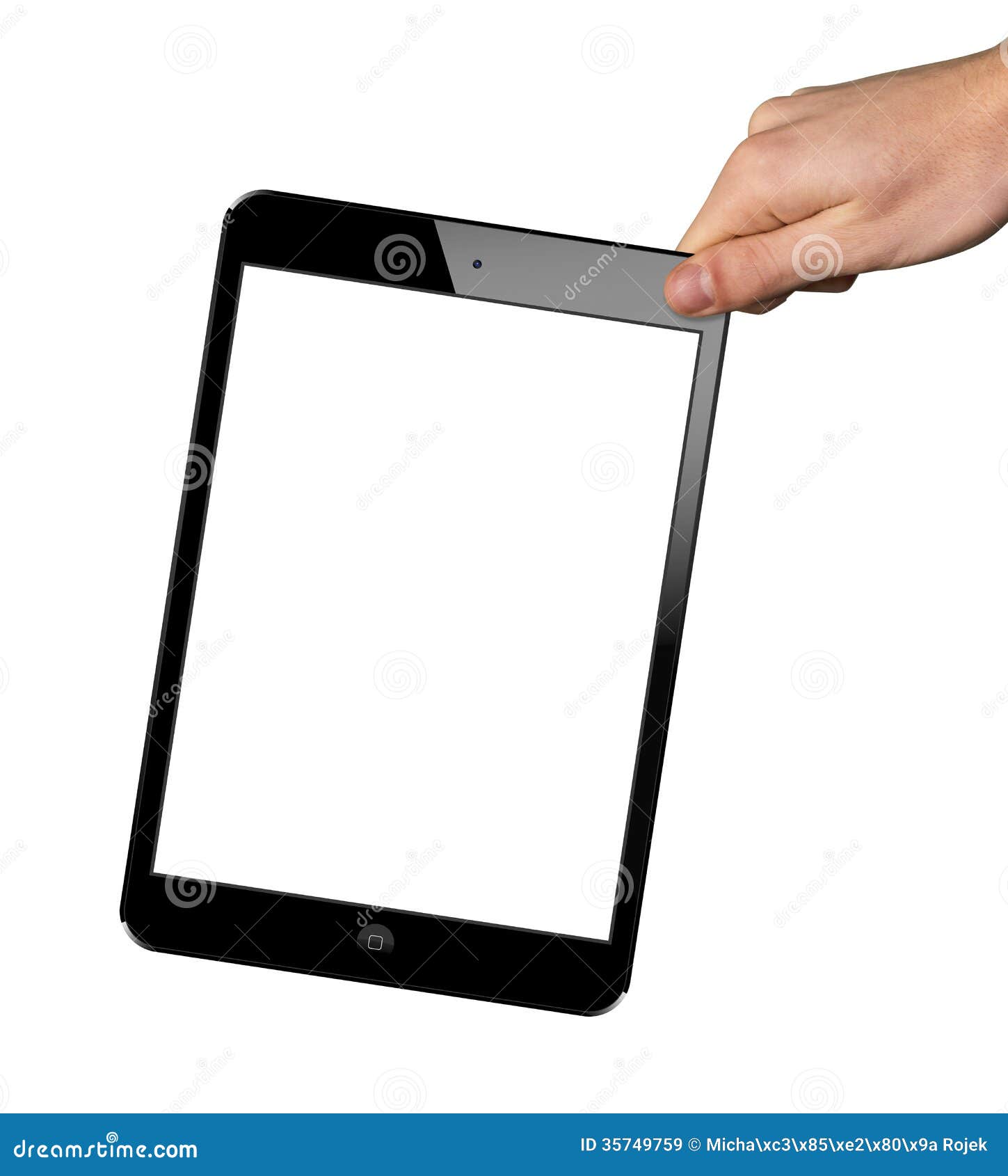 A new Ipad in hand editorial stock image. Image of laptop - 35749759
