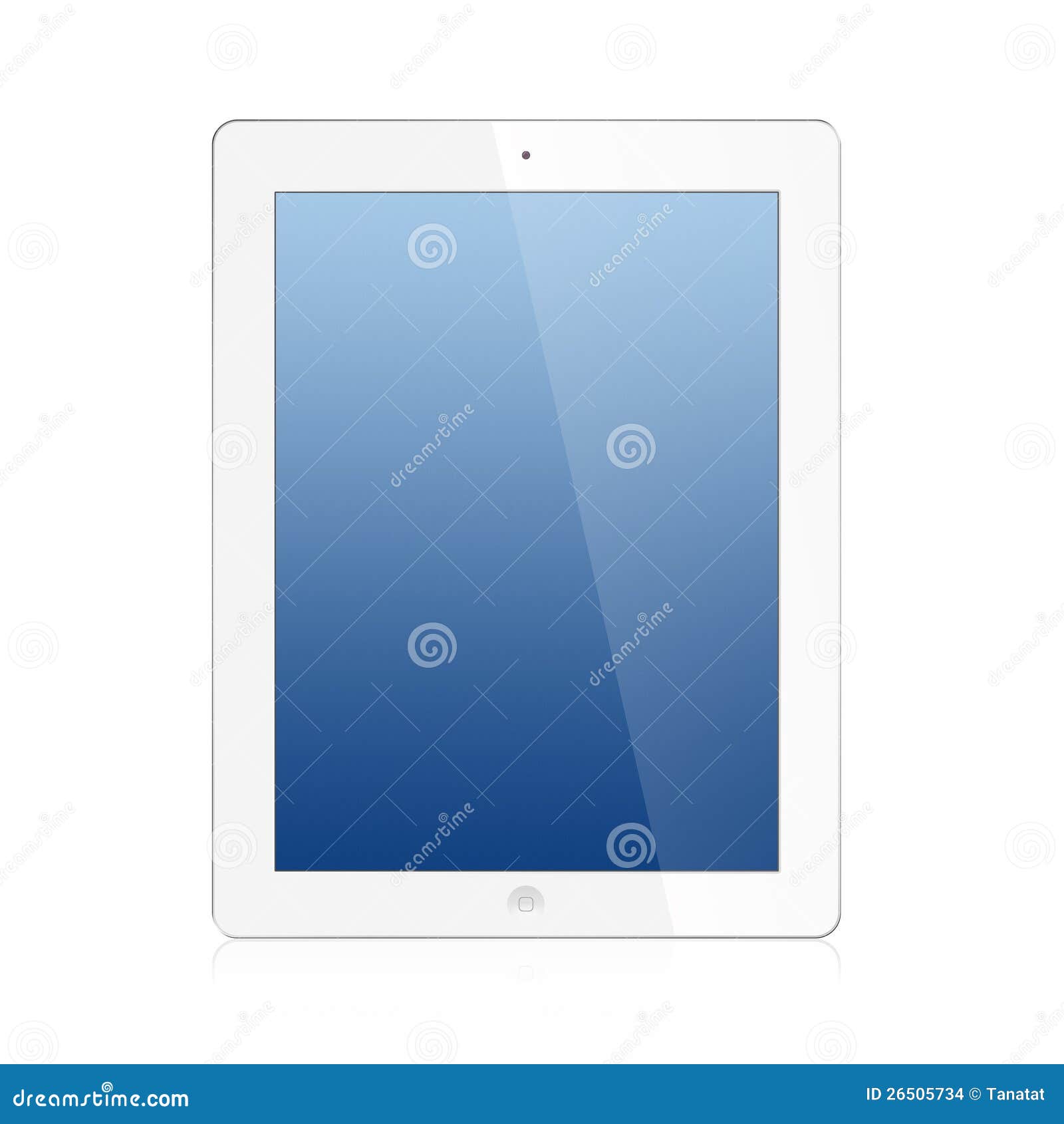 The New Ipad (Ipad 3) White Isolated Editorial Stock Image - Image of ...