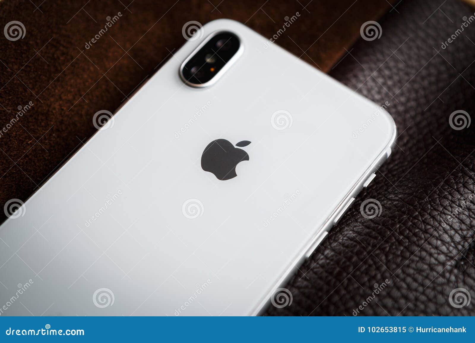 New Iphone X Smart Phone Concept with Big Touch Screen Editorial Image ...