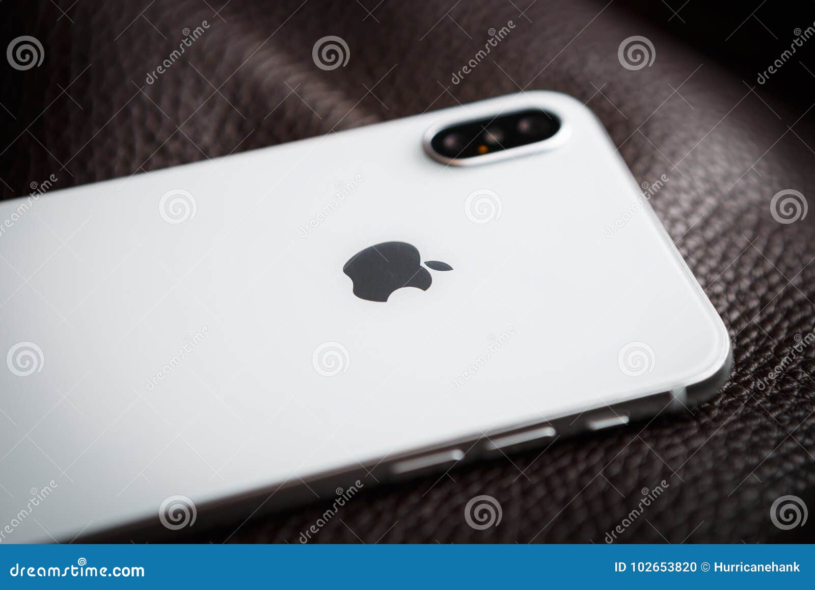 New Iphone X Smart Phone Concept with Big Touch Screen Editorial Image ...