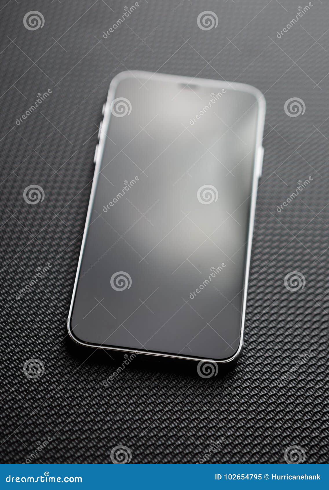 New Iphone X Smart Phone Concept with Big Touch Screen Editorial Image ...