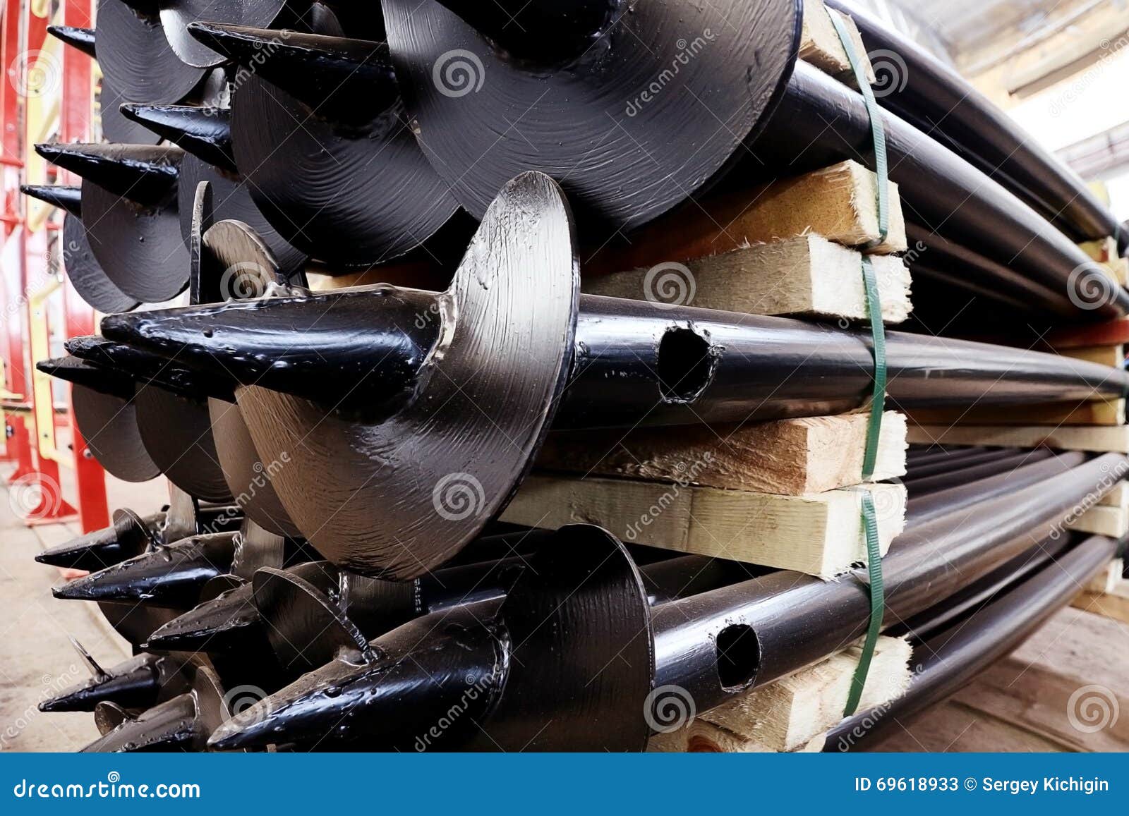 New iron piles stock image. Image of manufacture, cast - 69618933
