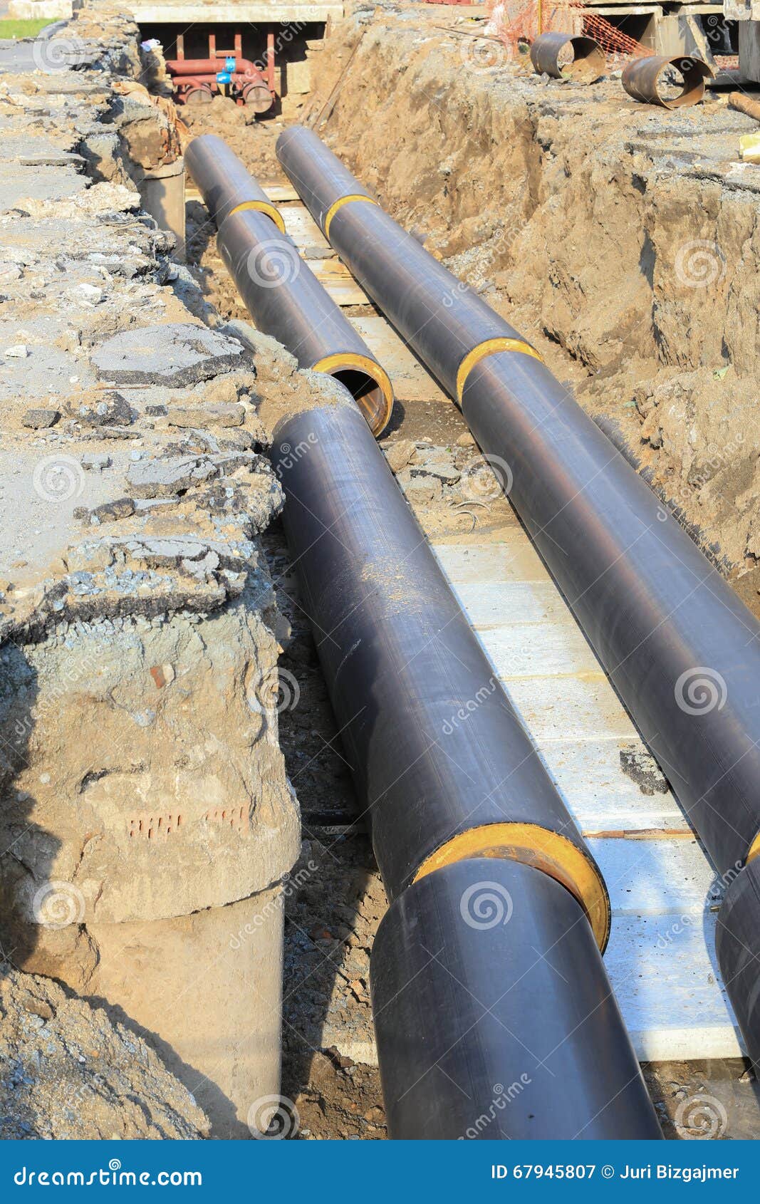 New isolated water pipes stock image. Image of plumber - 67945807