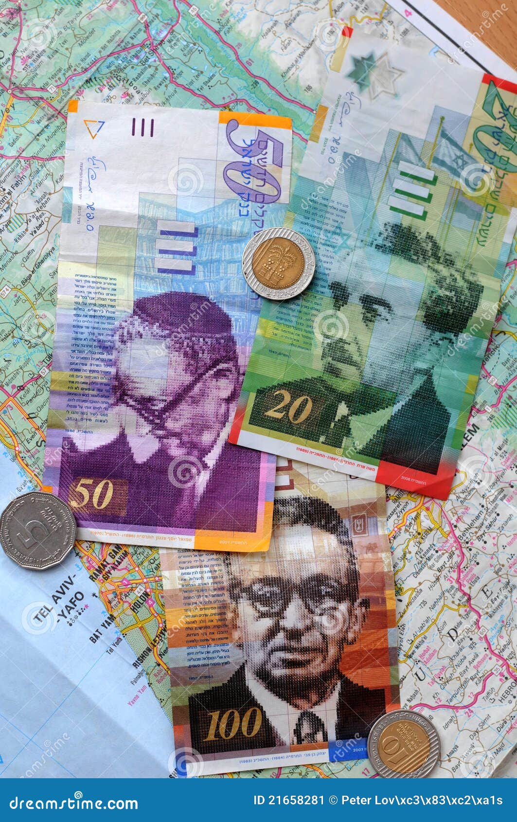 New Israeli Shekels Currency Stock Image - Image of invest, grant: 21658281