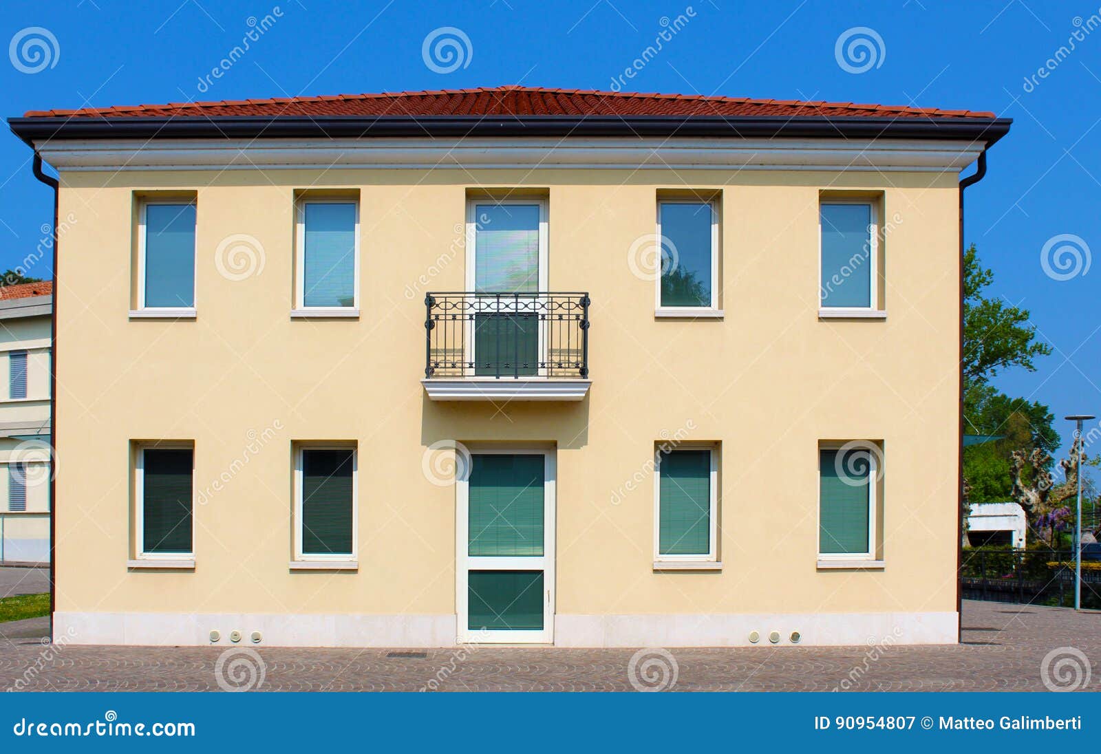 New italian typical house stock image. Image of venetian - 90954807