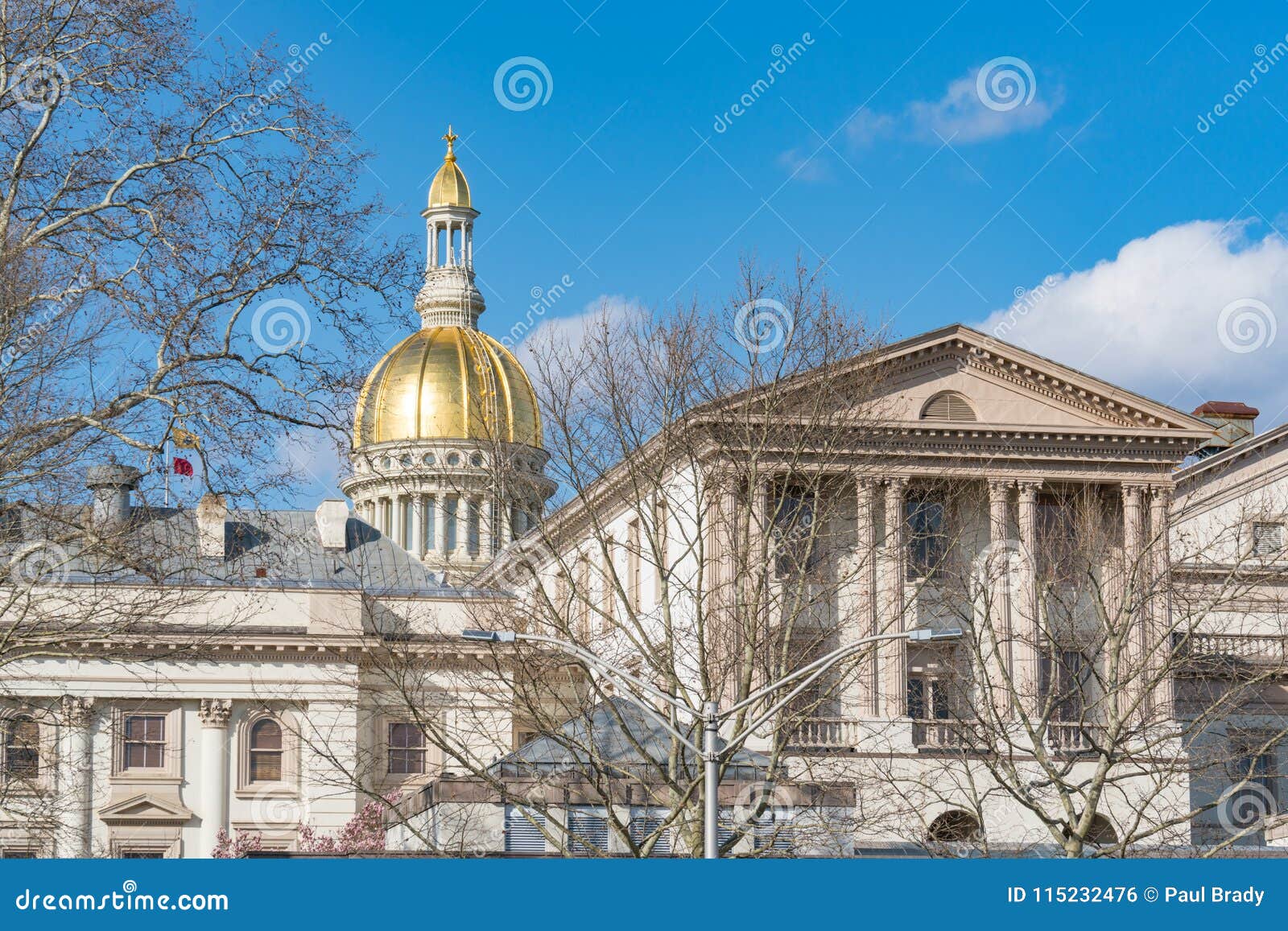 New Jersey Capitol Building in Trenton Stock Photo - Image of ...