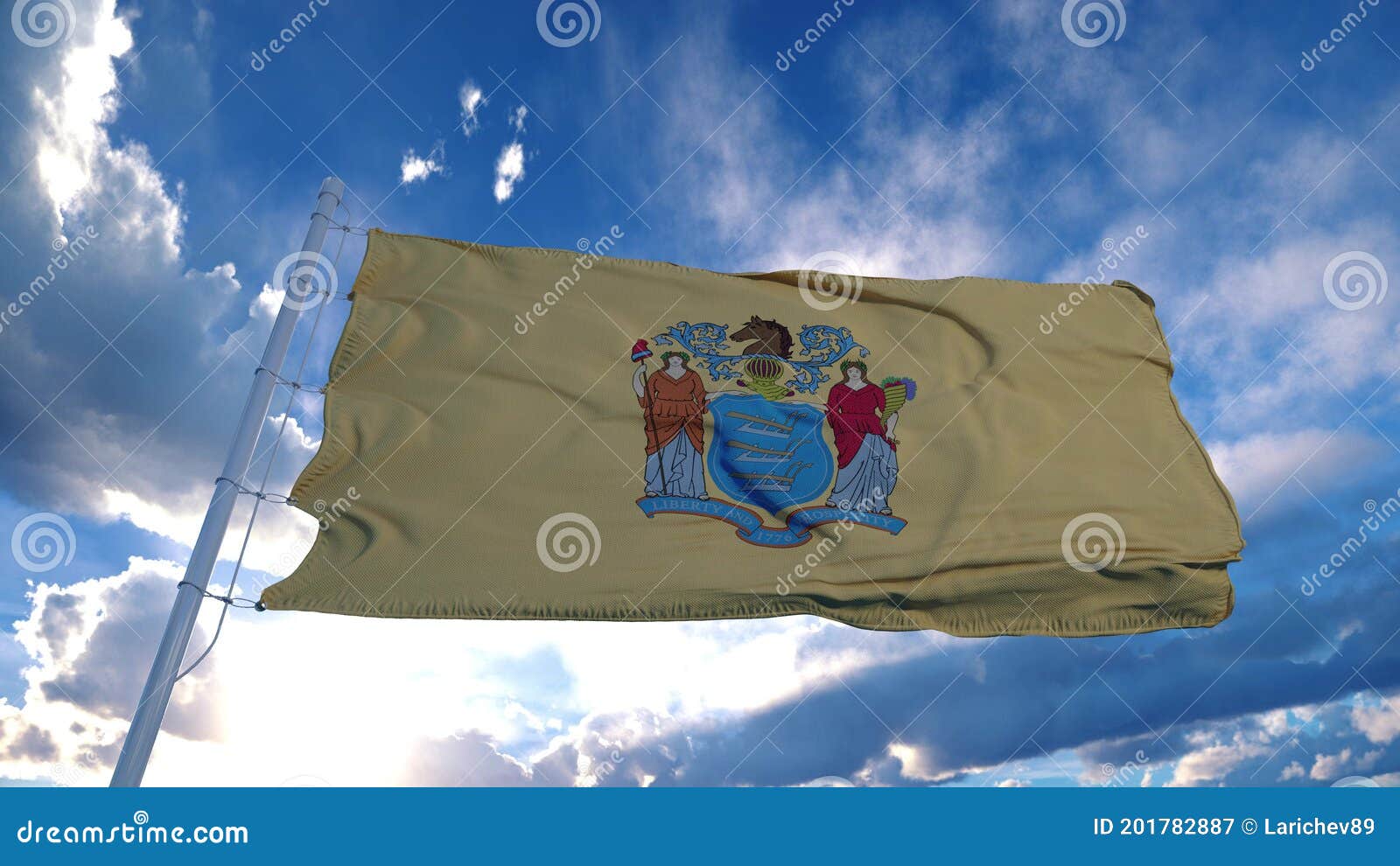 NEWARK -Realistic Neon Sign On Brick Wall Background - 3D Rendered ...