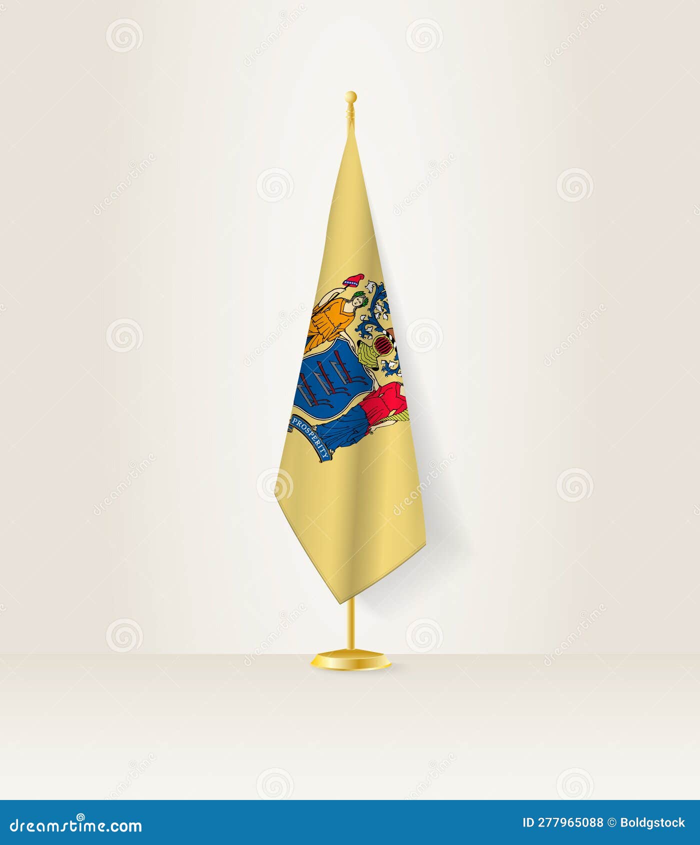 Jersey Flag And MK2 Frag Grenade In Red Blood. Concept For Terror ...