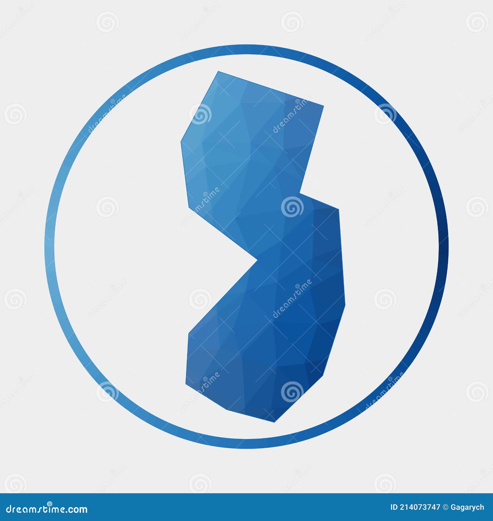 New Jersey icon. stock vector. Illustration of american - 214073747