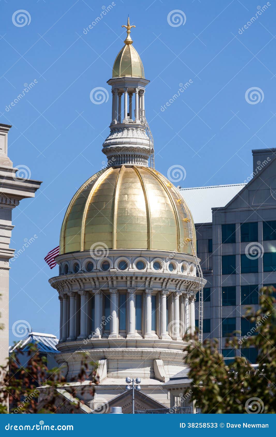 New Jersey State Capitol Building, Trenton Stock Image - Image of ...