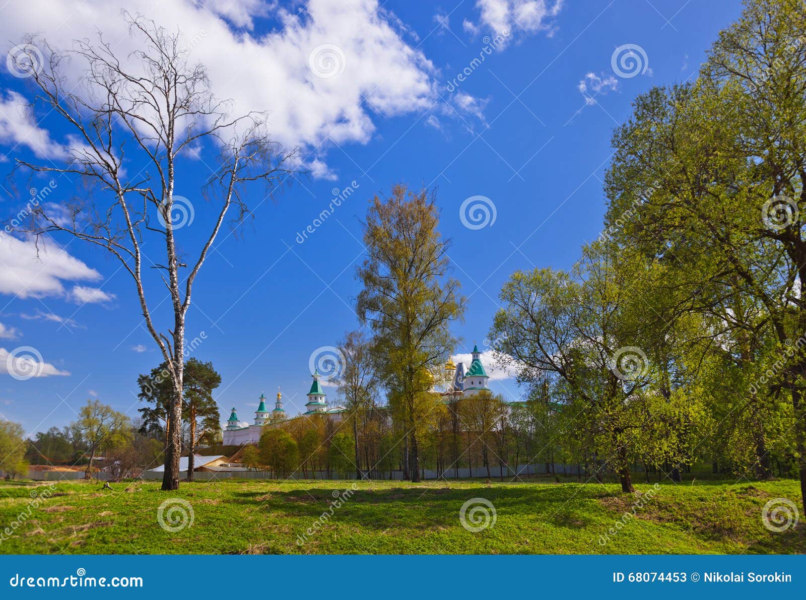 New Jerusalem Monastery - Istra Russia Stock Image - Image of green ...
