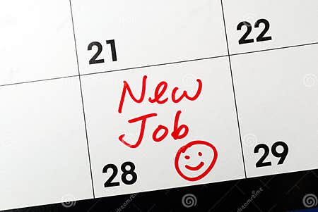 New job stock image. Image of appointment, employed, event - 20571439