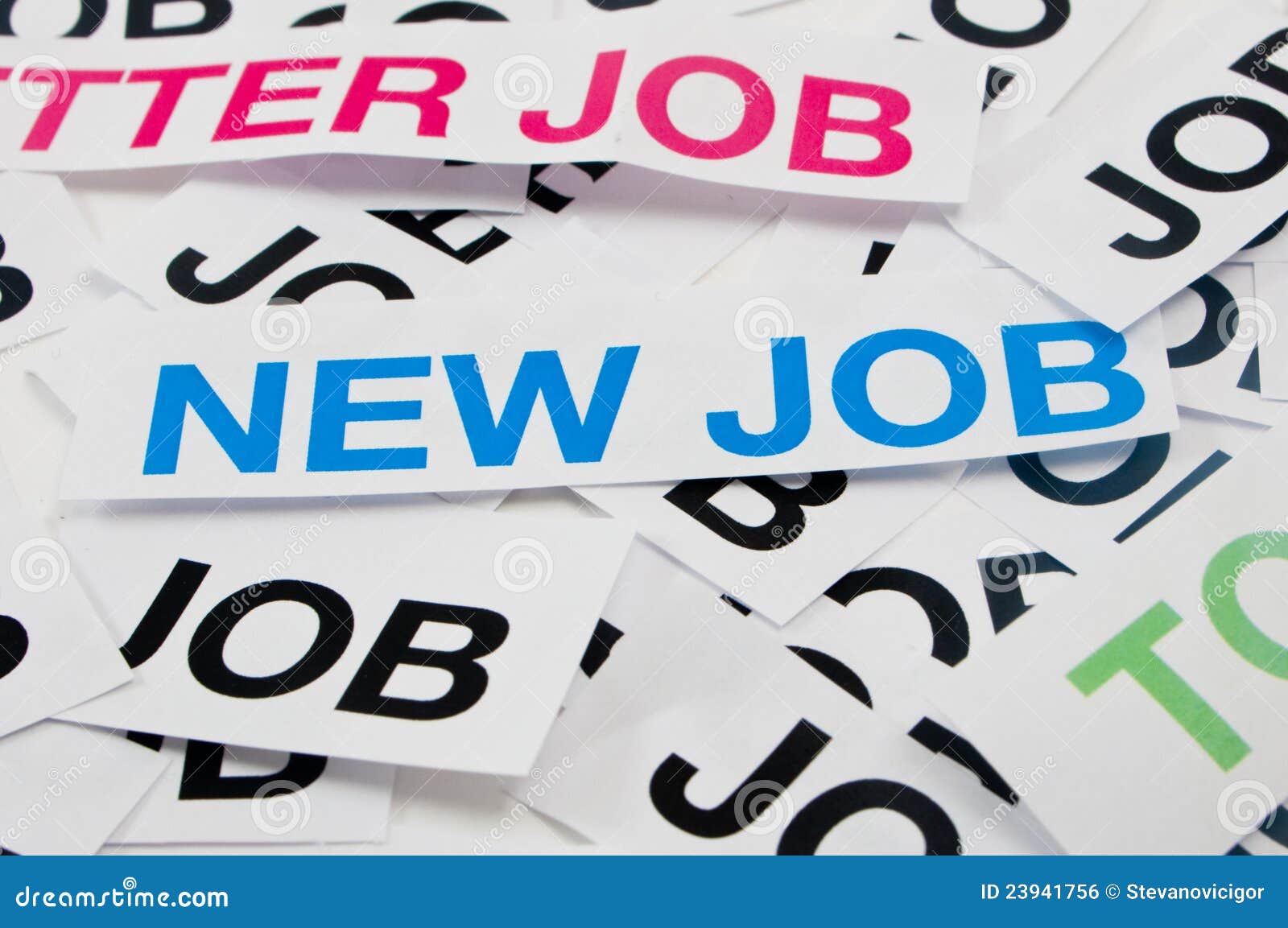 New job stock photo. Image of motivation, business, change - 23941756