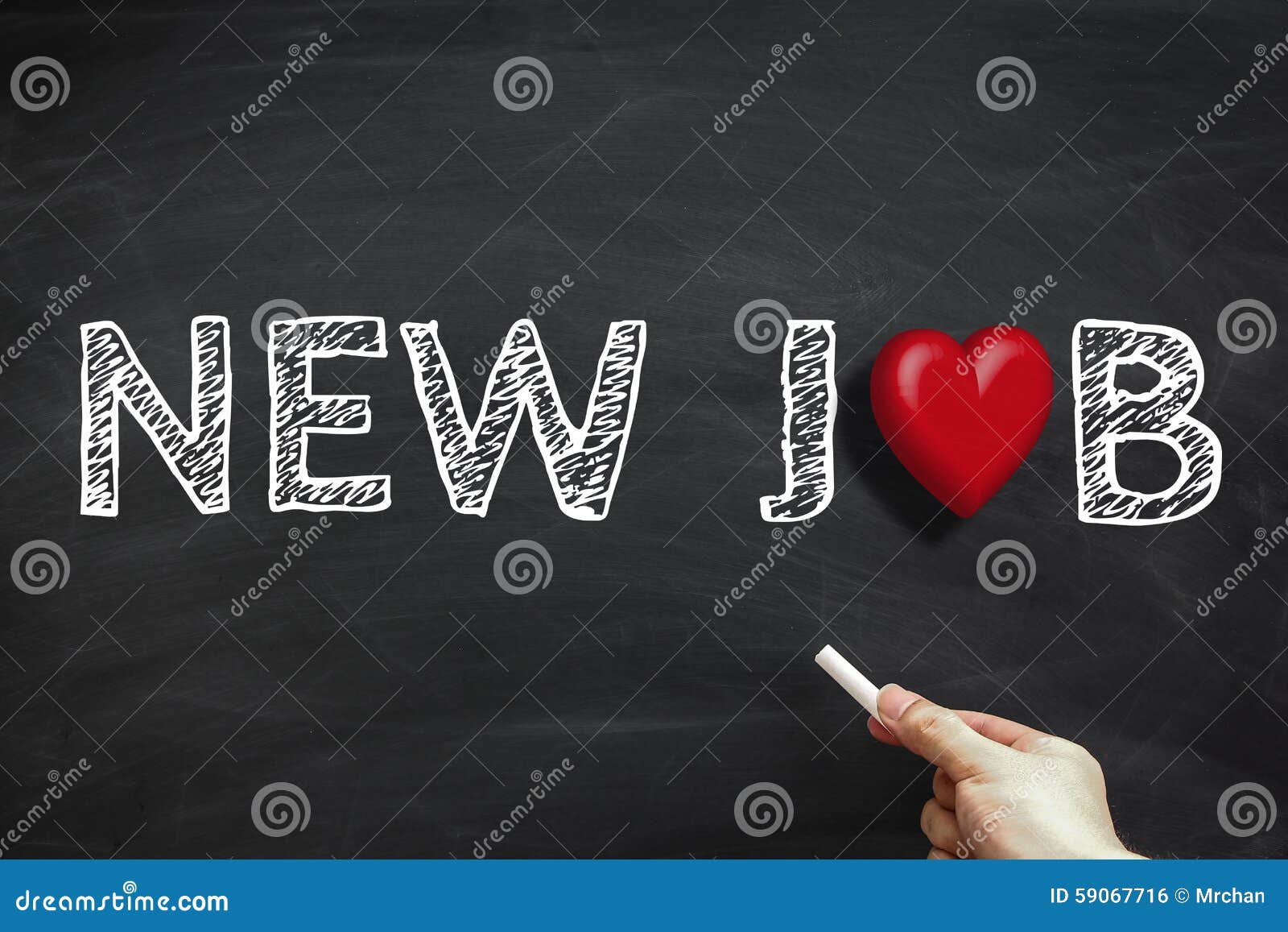 New job stock photo. Image of signpost, perspective, motivational ...