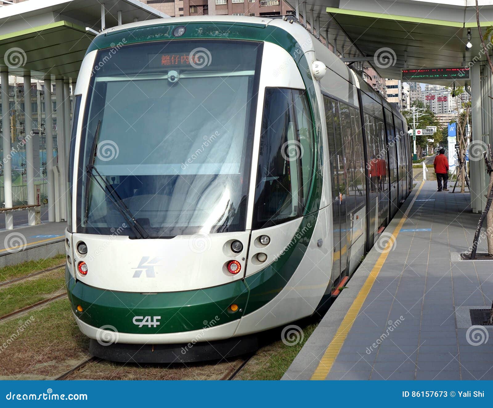 The New Kaohsiung Light Rail Train Editorial Stock Photo - Image of ...