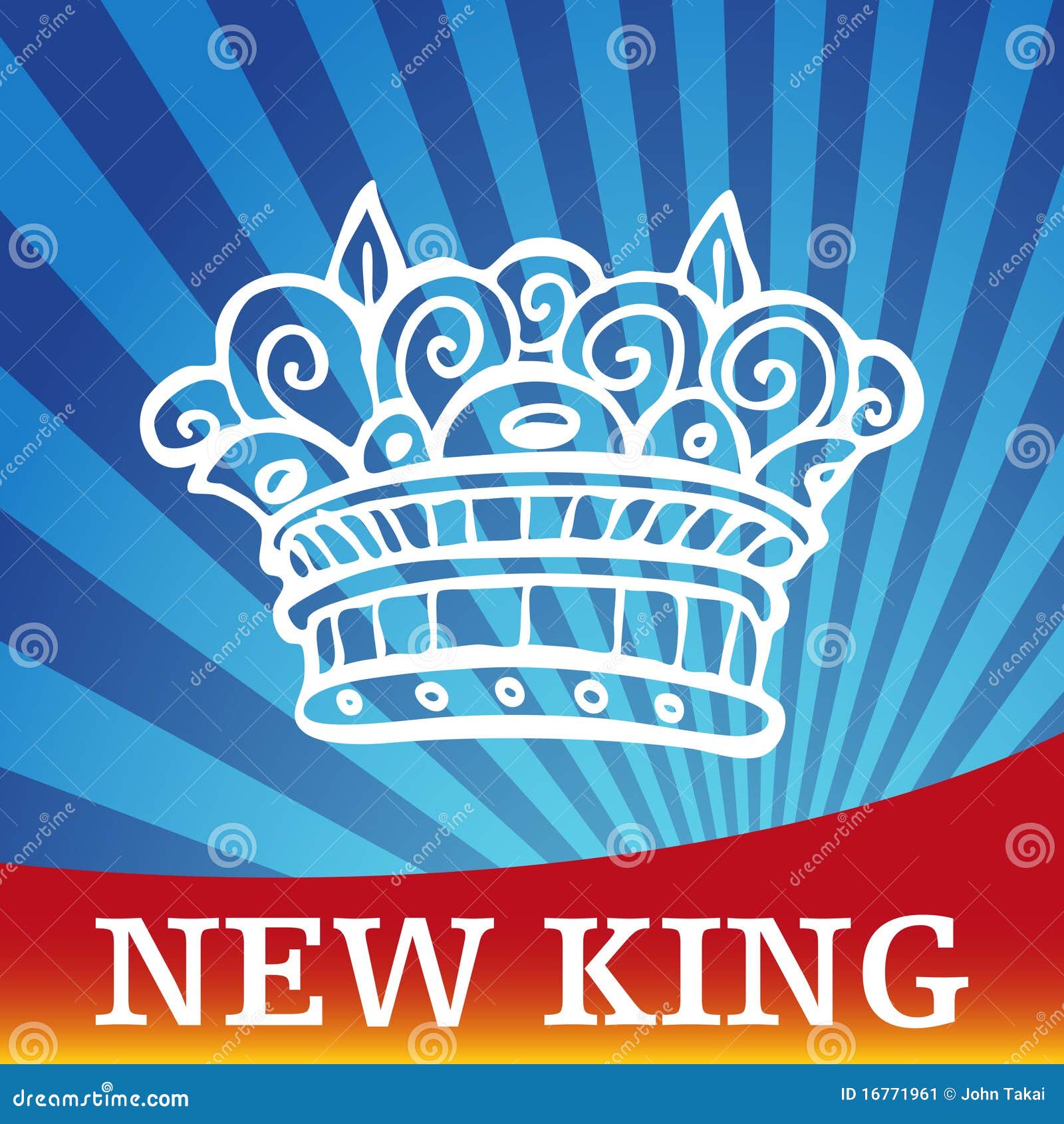 New King stock vector. Illustration of nobility, coronation - 16771961