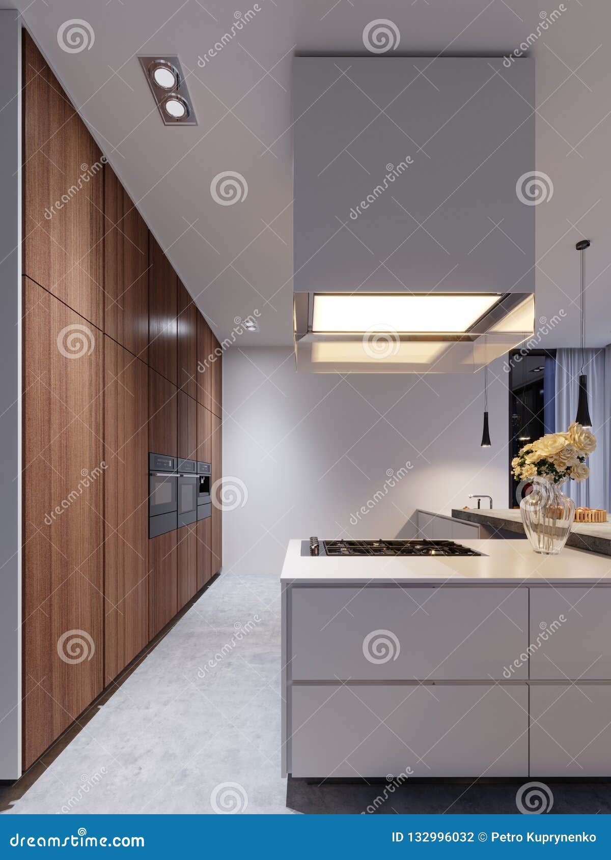 Gas Cooking Surface, 3d Realistic Vector Kitchen Appliance, Cooktop ...