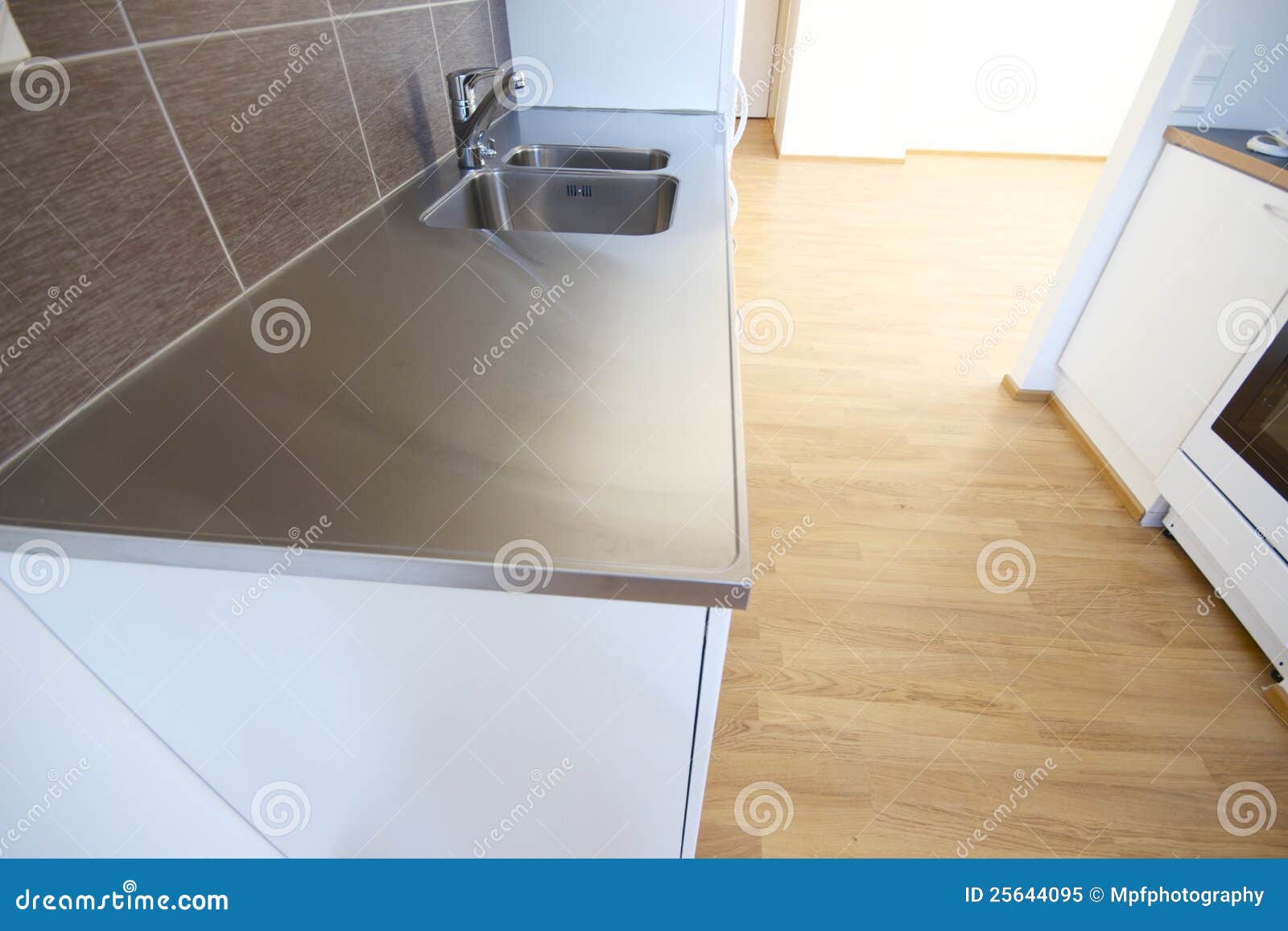 New kitchen closeup stock image. Image of construction - 25644095