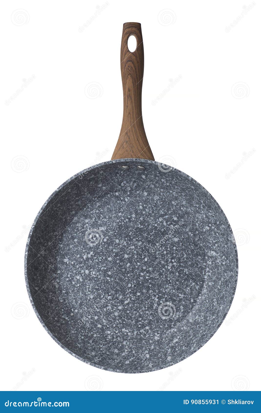 New Kitchen Pan Isolated on White Background Stock Image - Image of ...