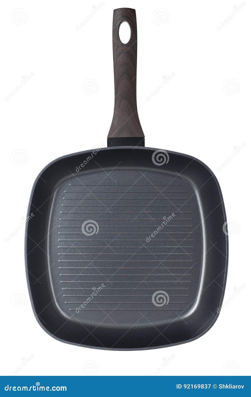 New Kitchen Pan Isolated on White Background Stock Image - Image of ...