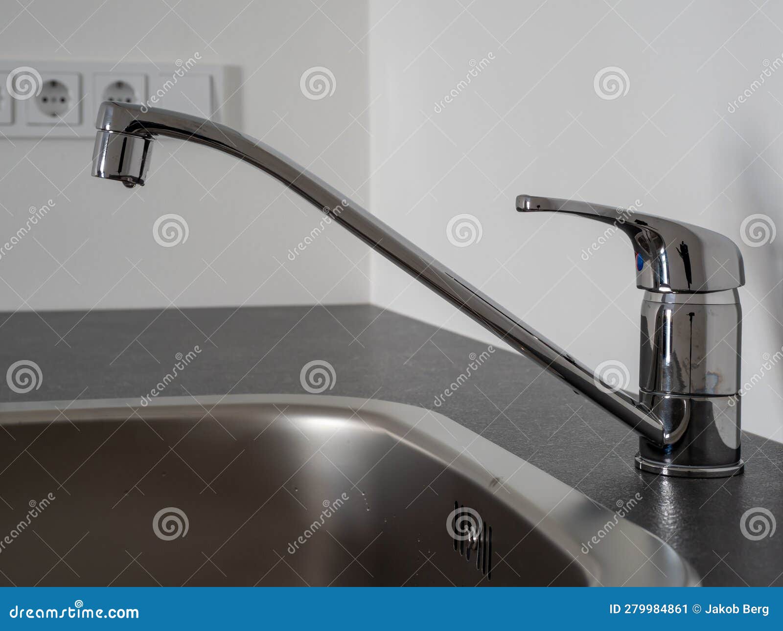 New Kitchen Sink. Kitchen Interior Stock Image - Image of kitchen ...