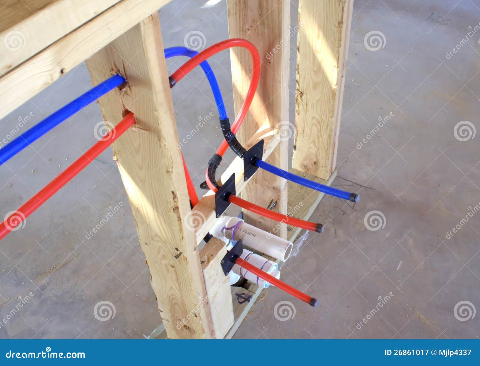 New Kitchen Water Lines stock image. Image of water, flow - 26861017