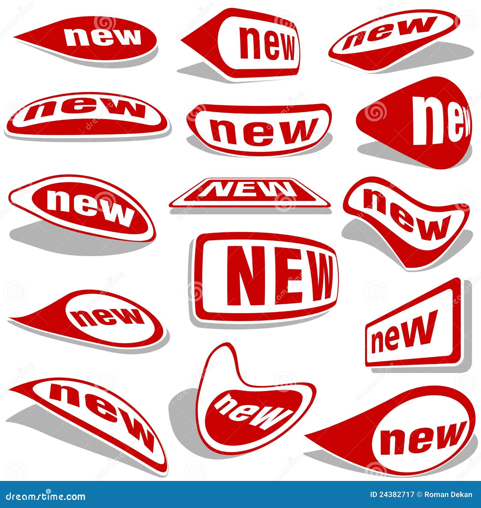 New Labels stock vector. Illustration of collection, design - 24382717