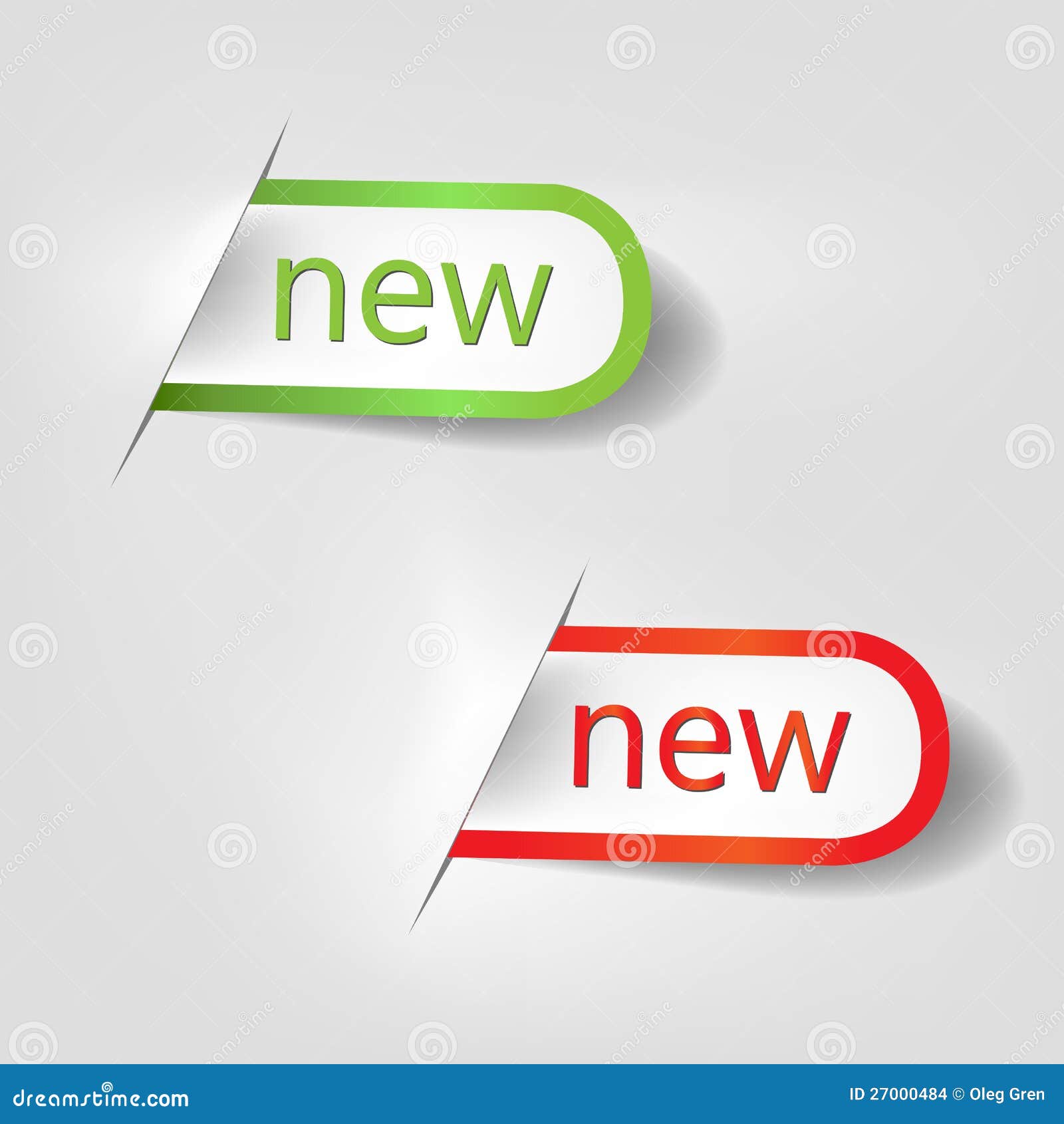 New labels stock vector. Illustration of season, selling - 27000484