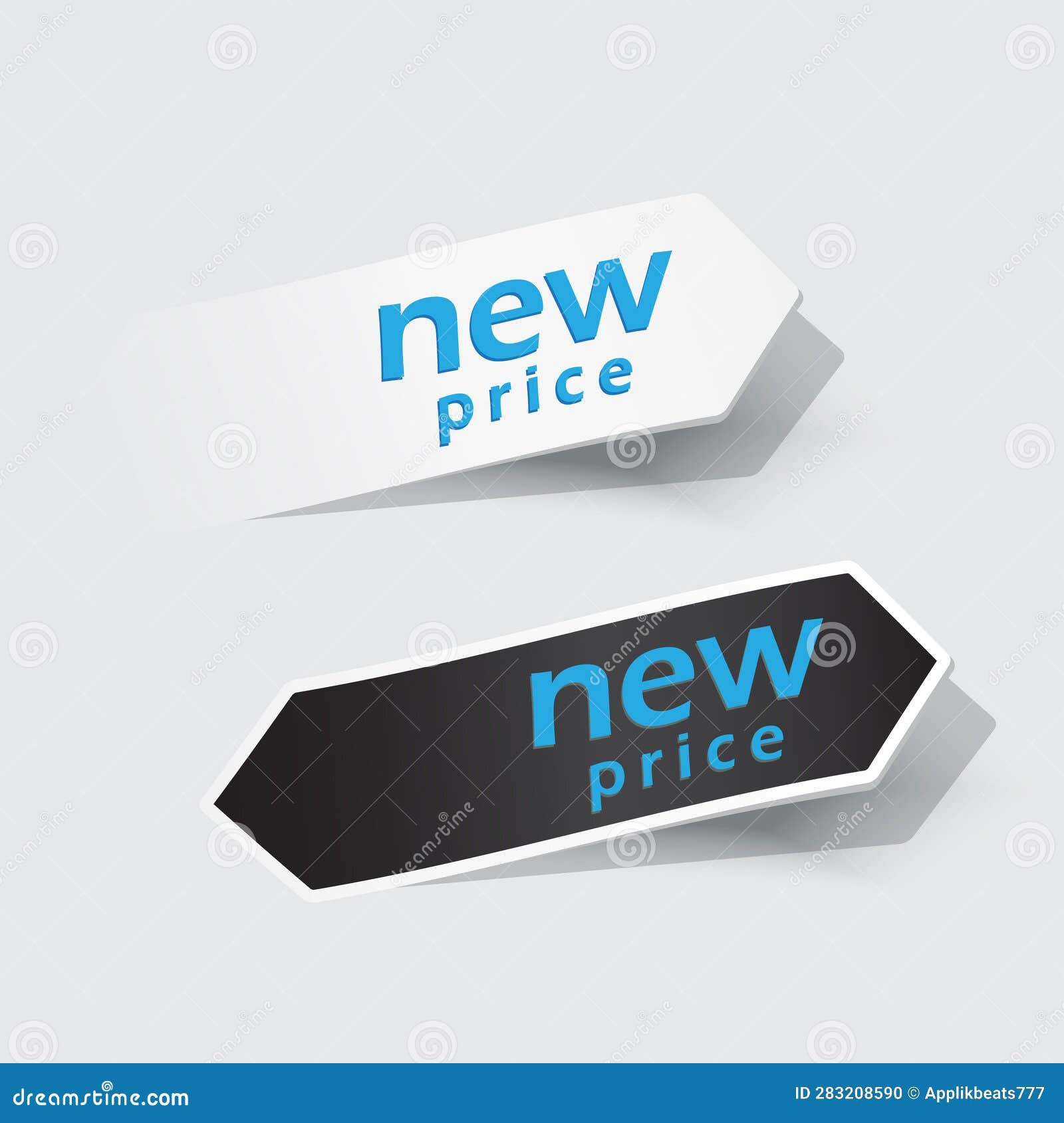 New labels. Vector stock vector. Illustration of campaign - 283208590