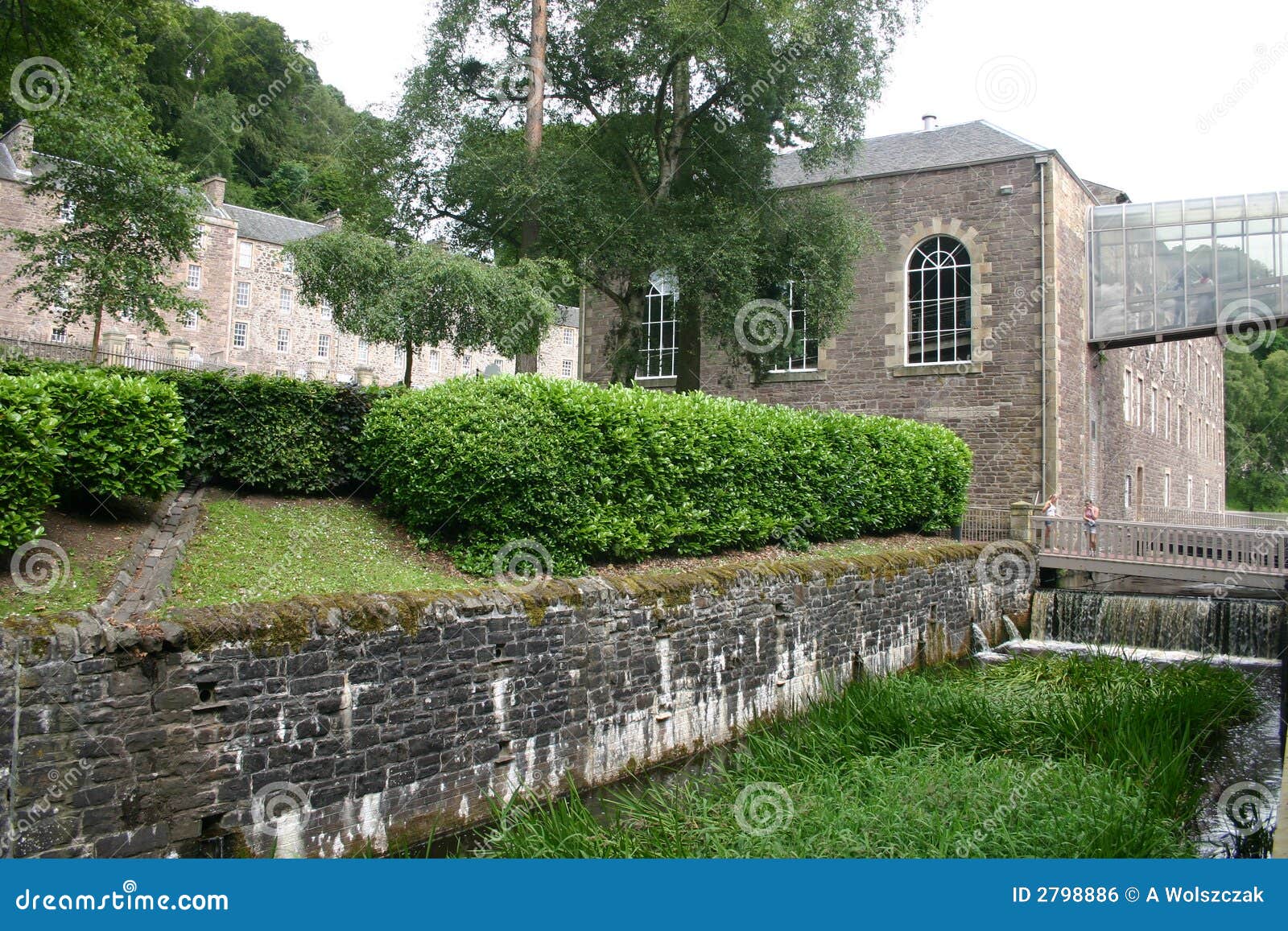 New Lanark City View stock photo. Image of cascade, england - 2798886