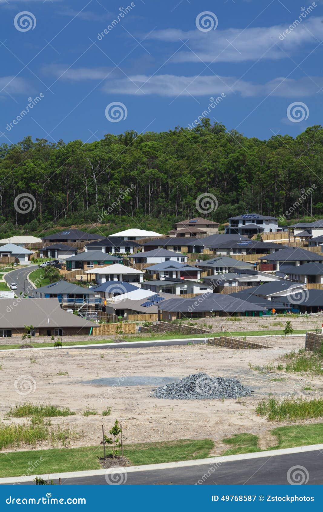 New land development stock image. Image of housing, coast - 49768587