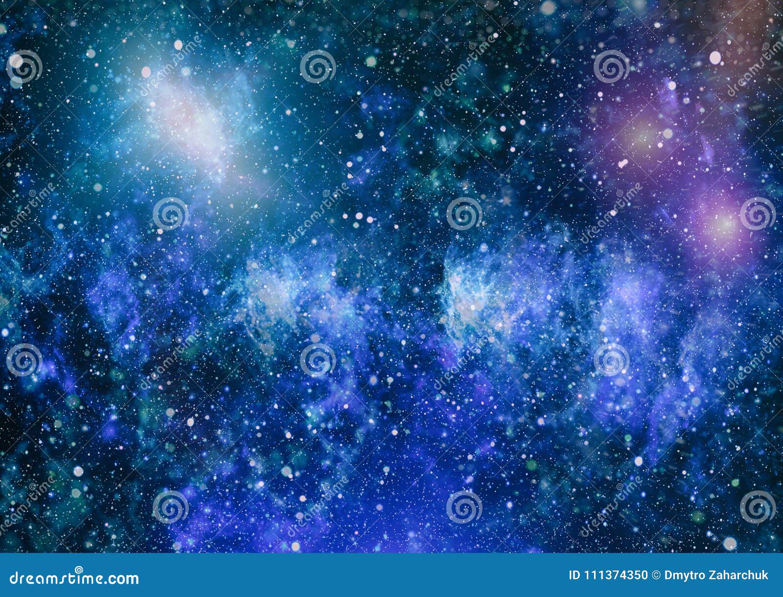 Awesome Nebula in Deep Space. Galaxy and Nebula. Abstract Space ...