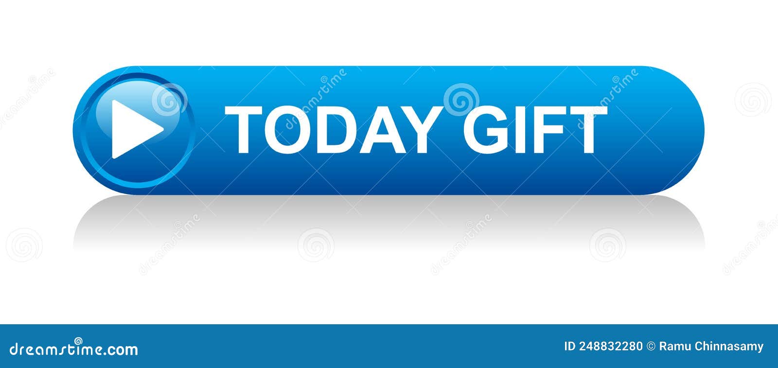 Today Gift Icon Button on White Stock Illustration - Illustration of ...