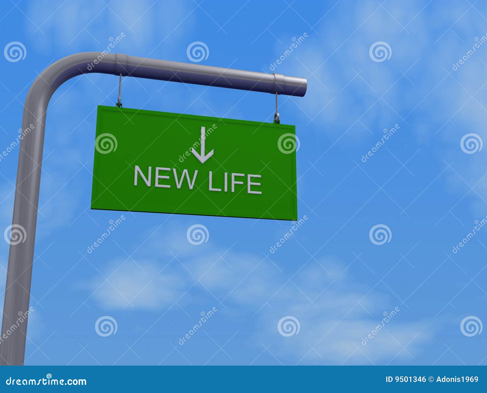 New life stock illustration. Illustration of road, point - 9501346