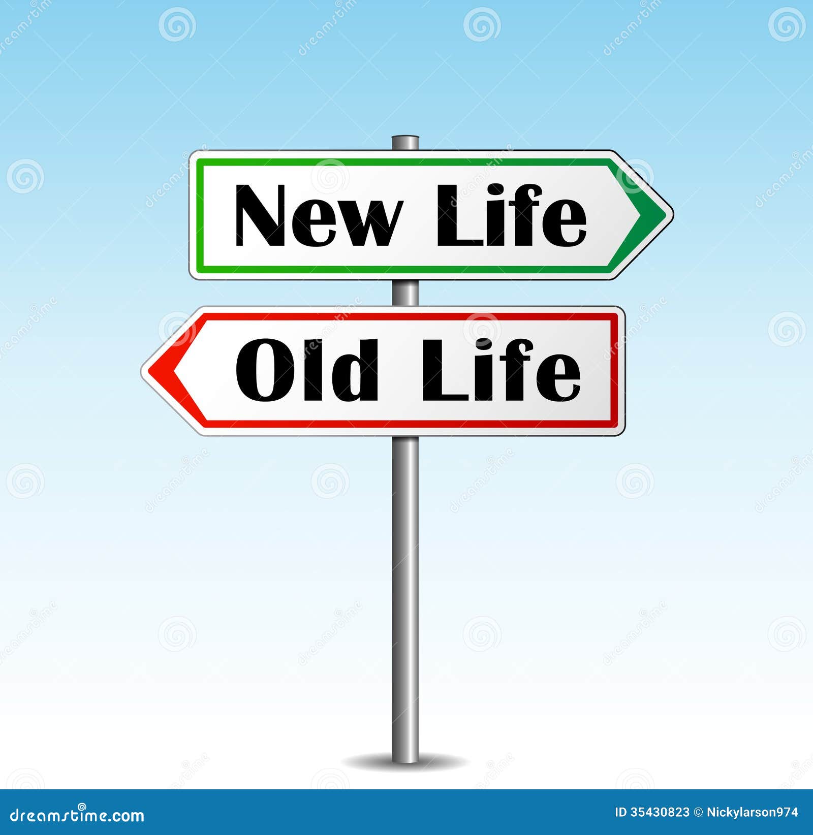 New Life stock vector. Illustration of sign, belief, hope - 35430823