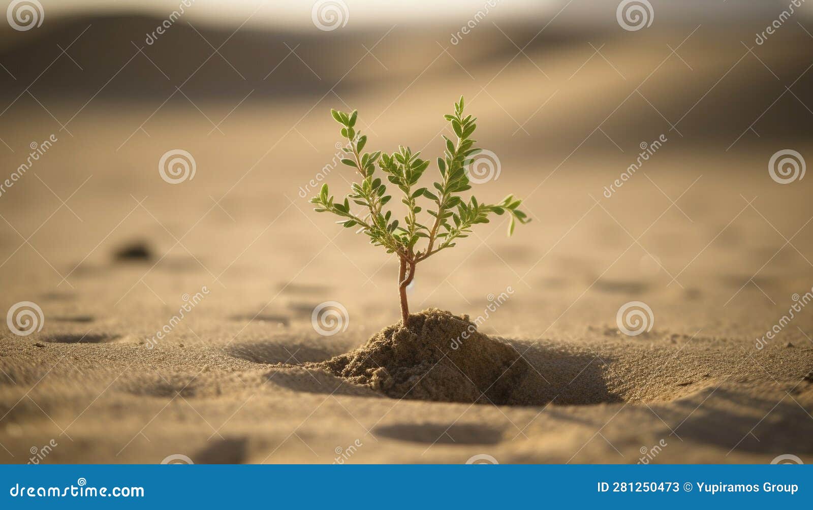 New Life Begins with Small Seedling Growth in Nature Environment ...