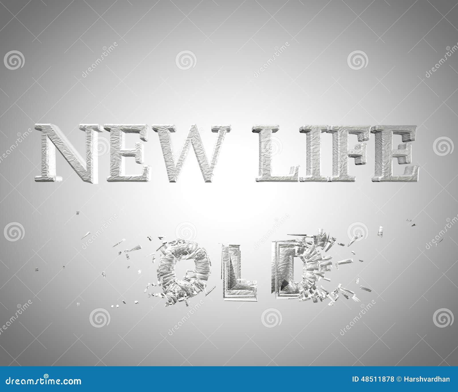 New life old life stock illustration. Illustration of abstract - 48511878
