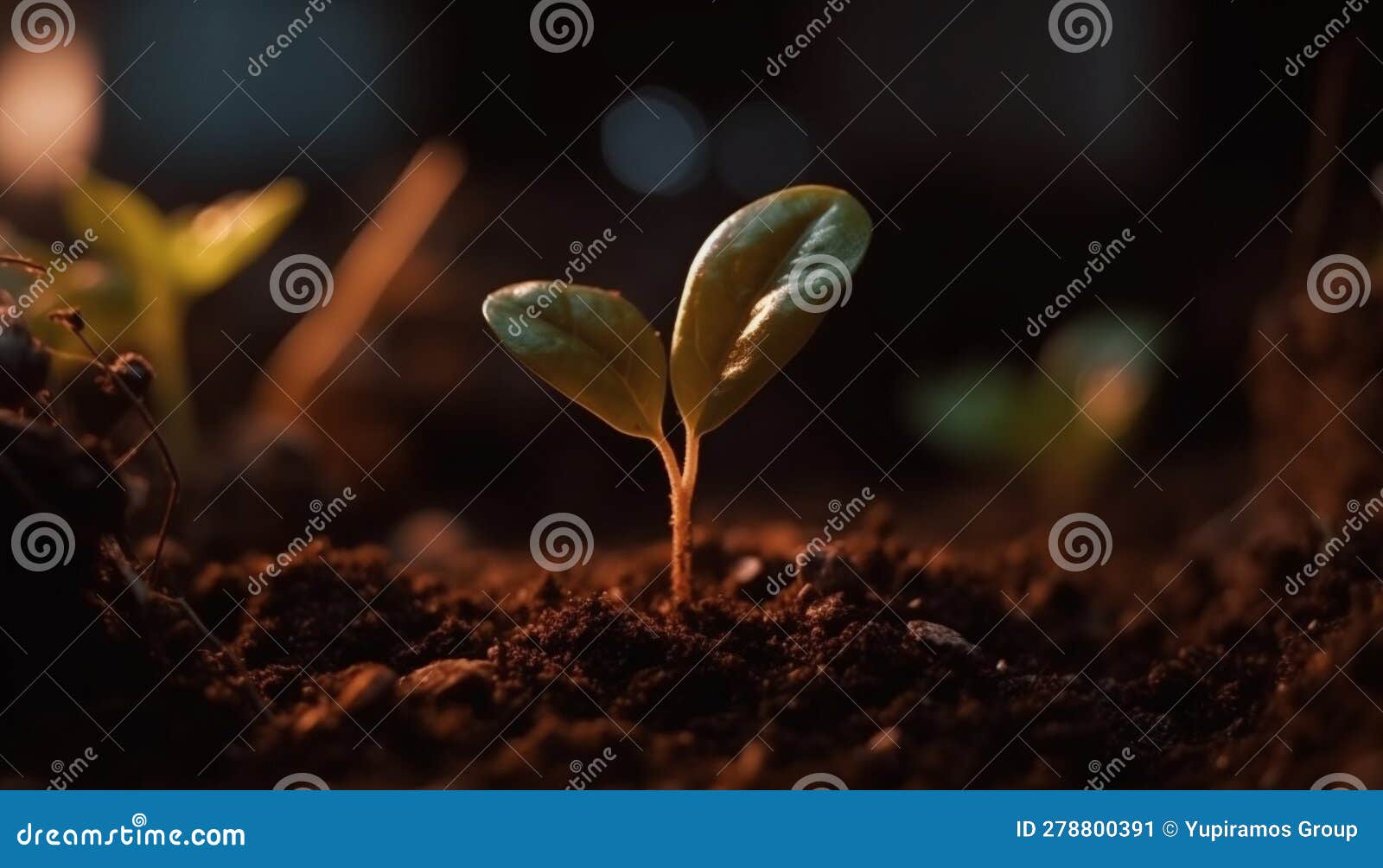 New Life Sprouts from Seedling, Symbolizing Growth and Development ...