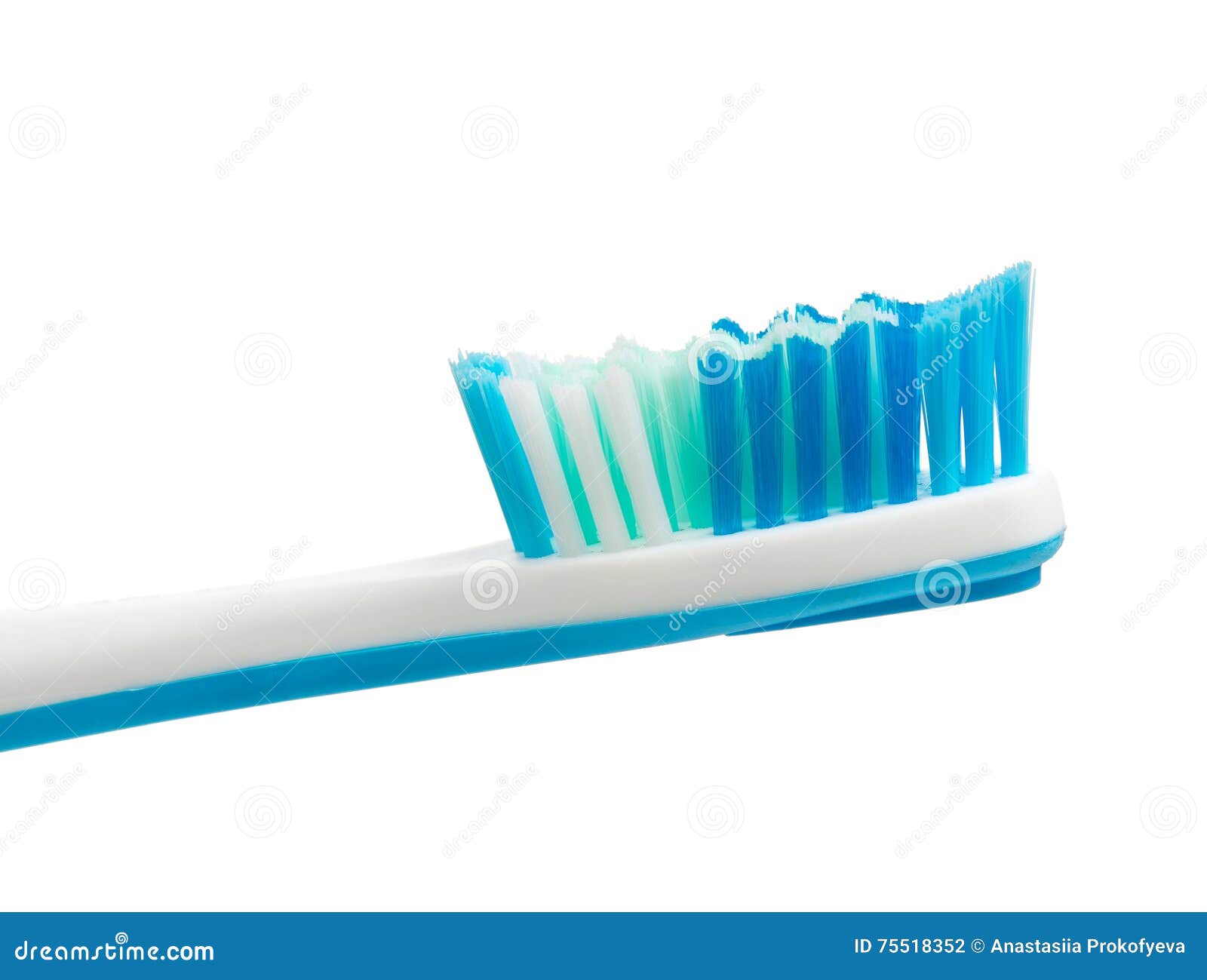 New light-blue toothbrush stock photo. Image of morning - 75518352