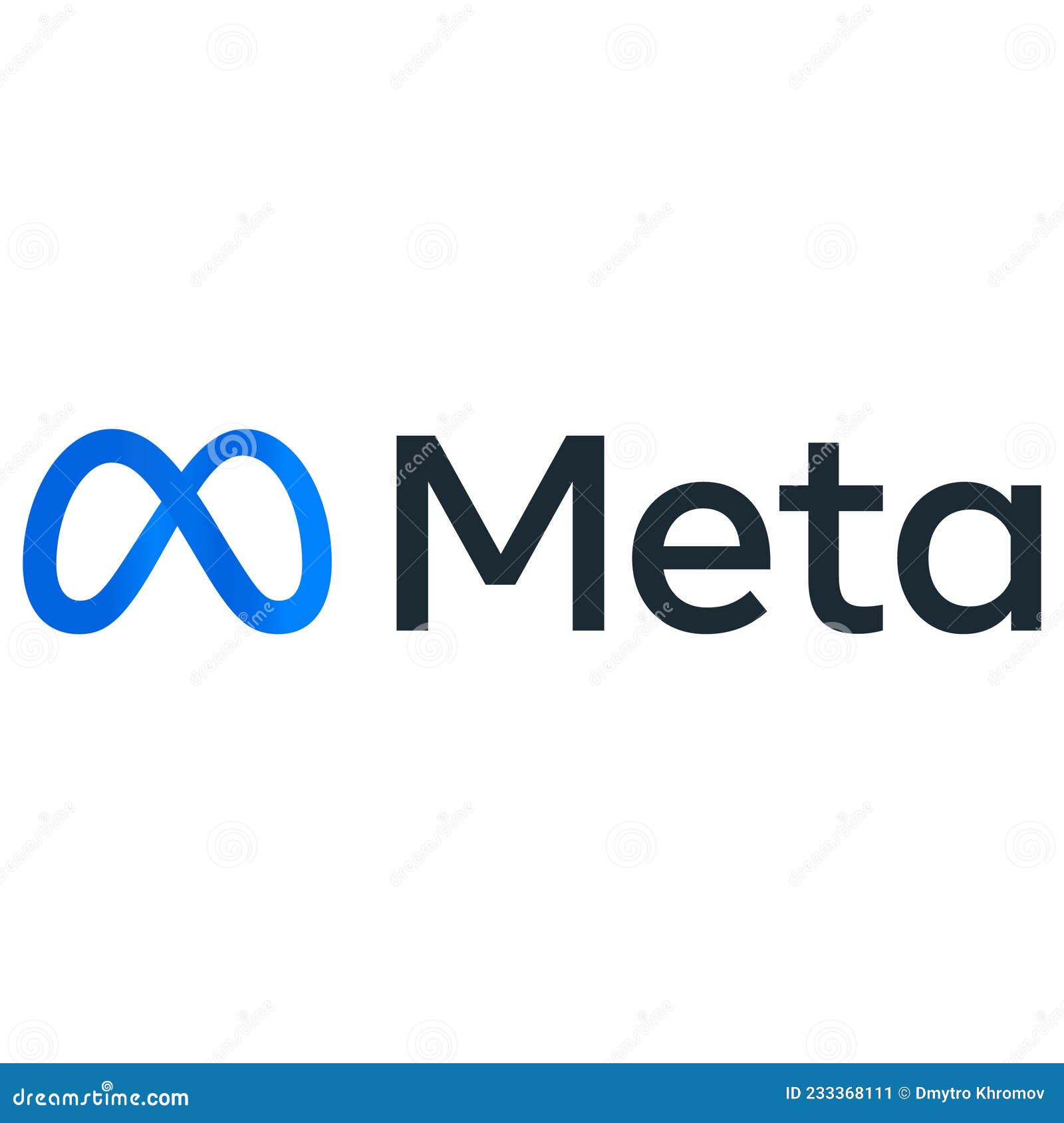 Meta And Facebook Logos, Vector Illustration. Social Media Giant ...