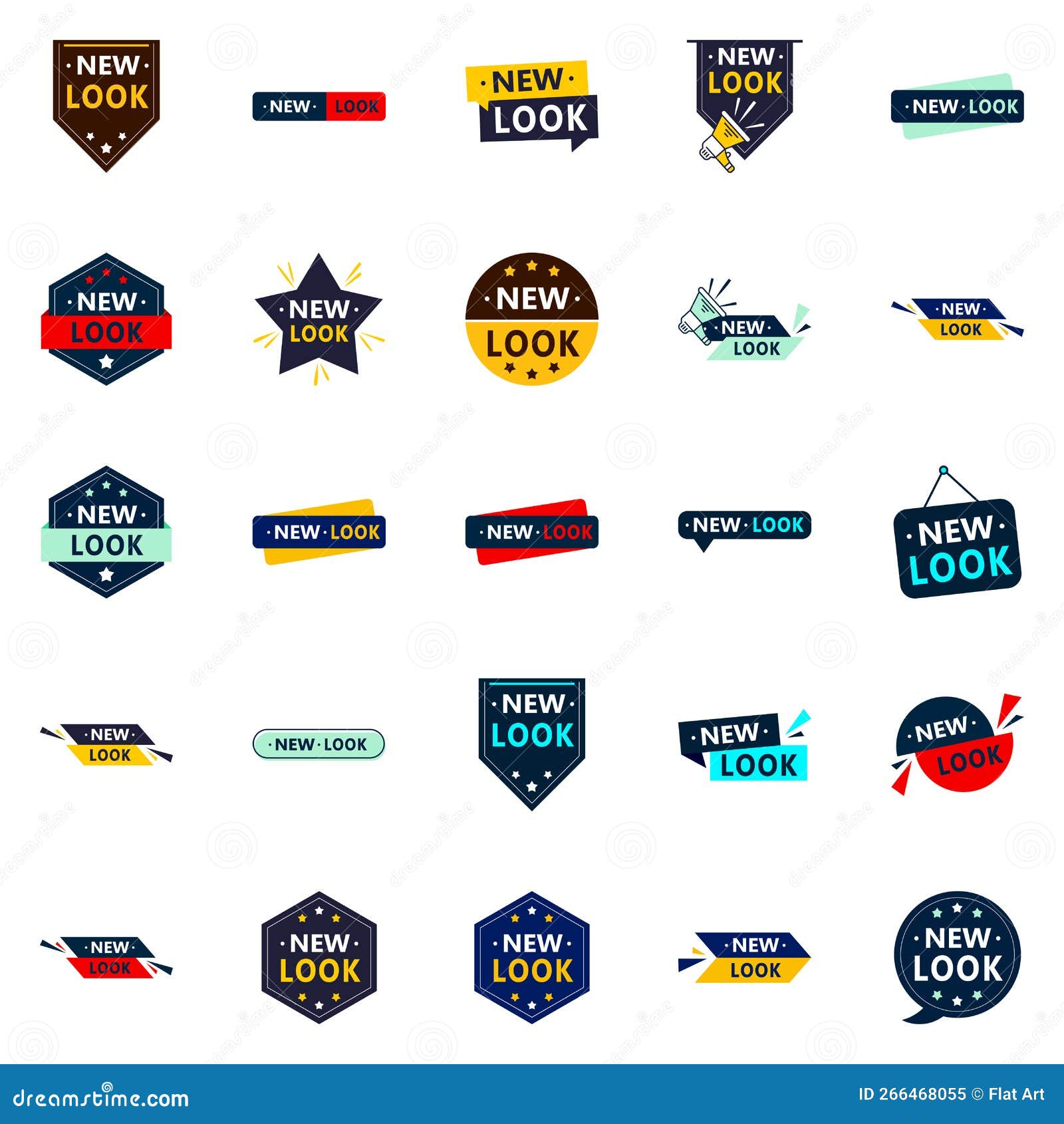 New Look 25 Eyecatching Vector Images for a New Brand Direction Stock ...