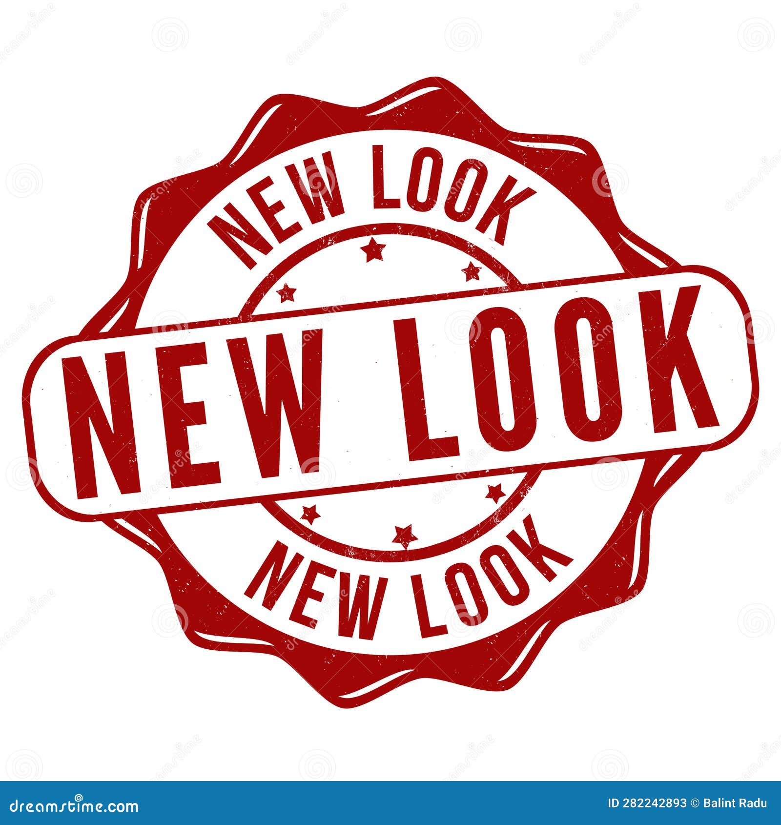 New Look Grunge Rubber Stamp Stock Vector - Illustration of stamp ...