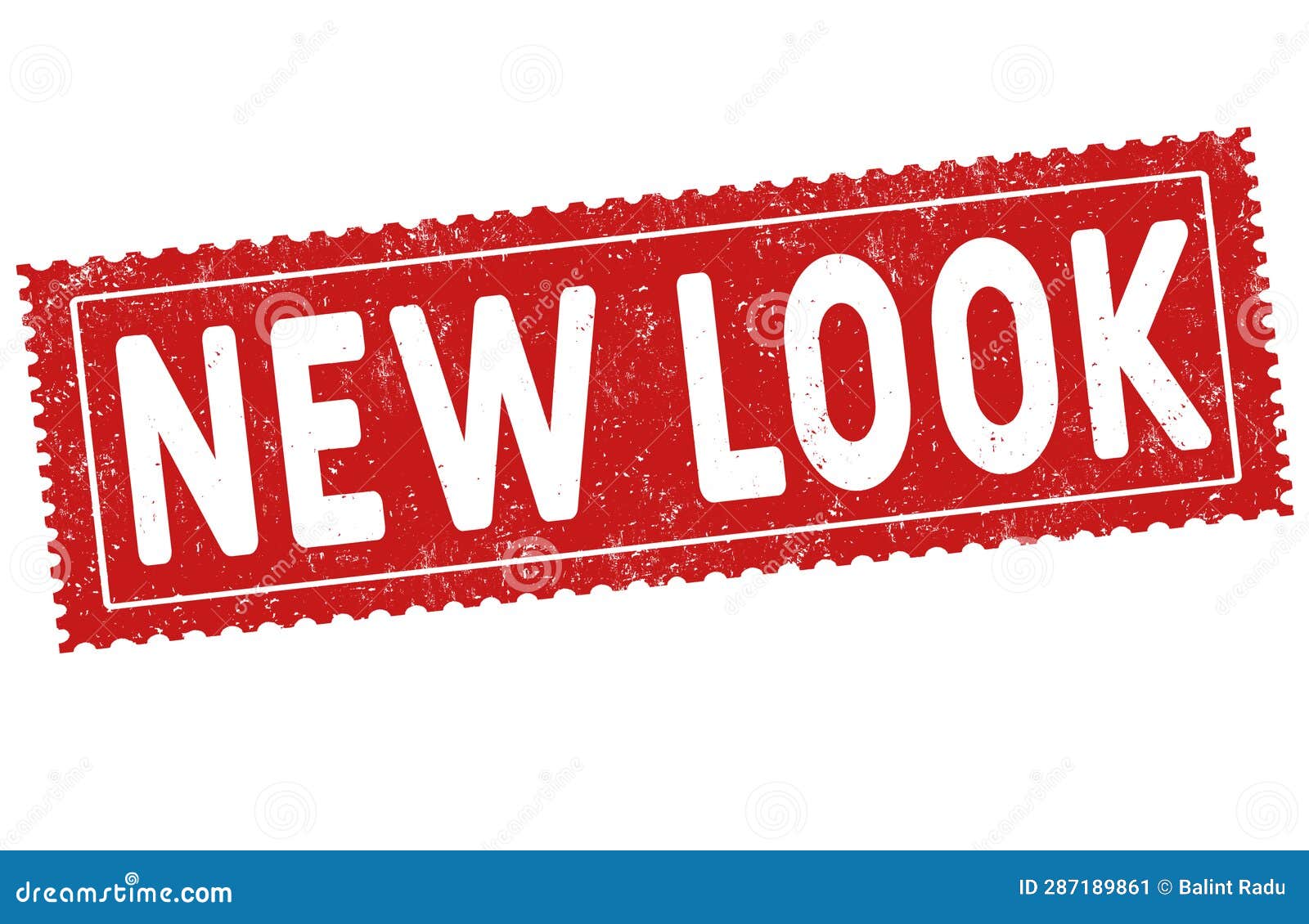 New Look Grunge Rubber Stamp Stock Illustration - Illustration of text ...