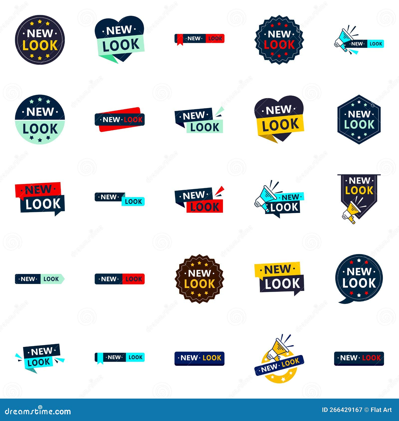 New Look 25 Innovative Vector Designs To Revamp Your Brand Image Stock ...